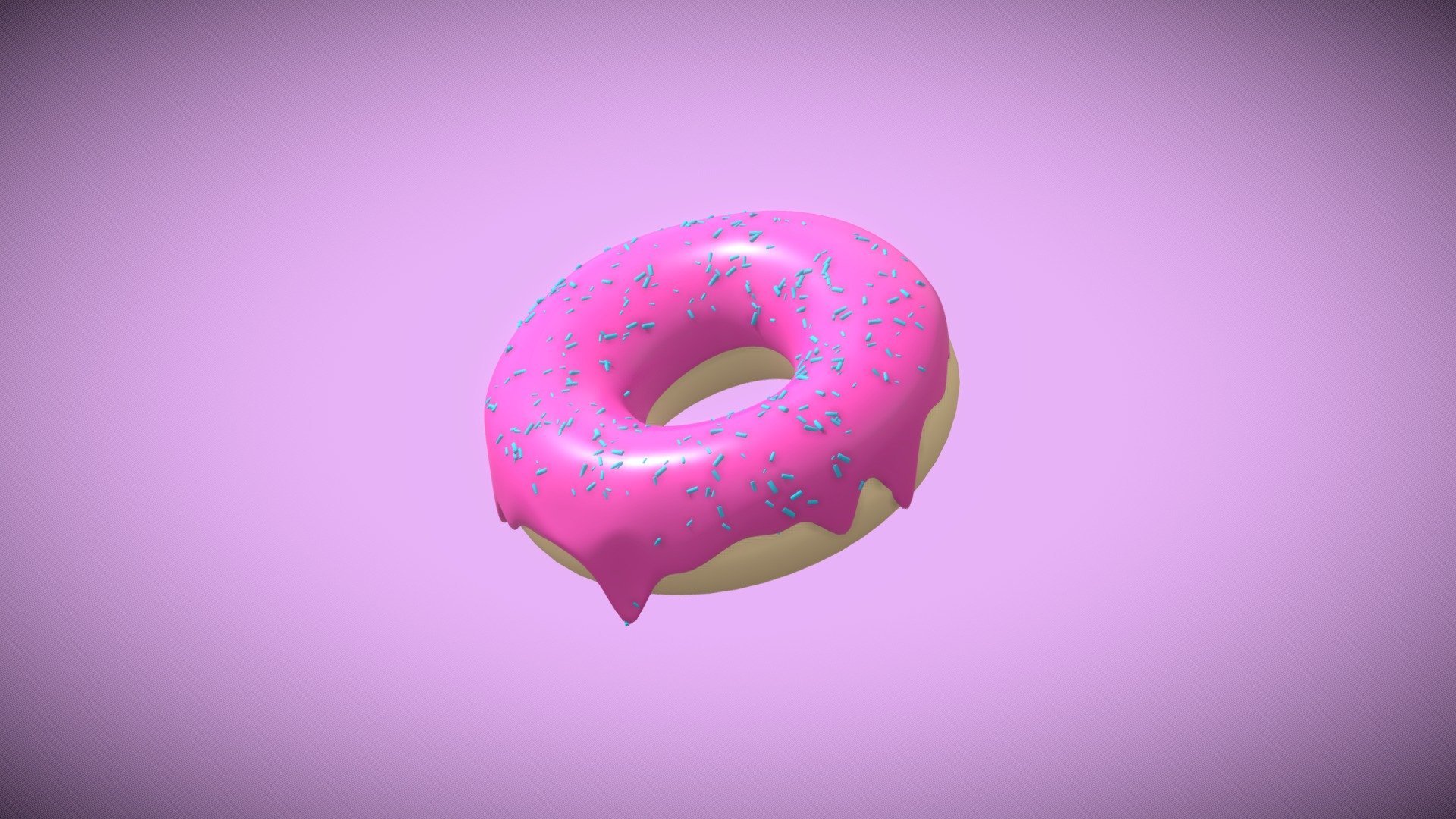 Donut - 3D model by IsakovS [f62b447] - Sketchfab