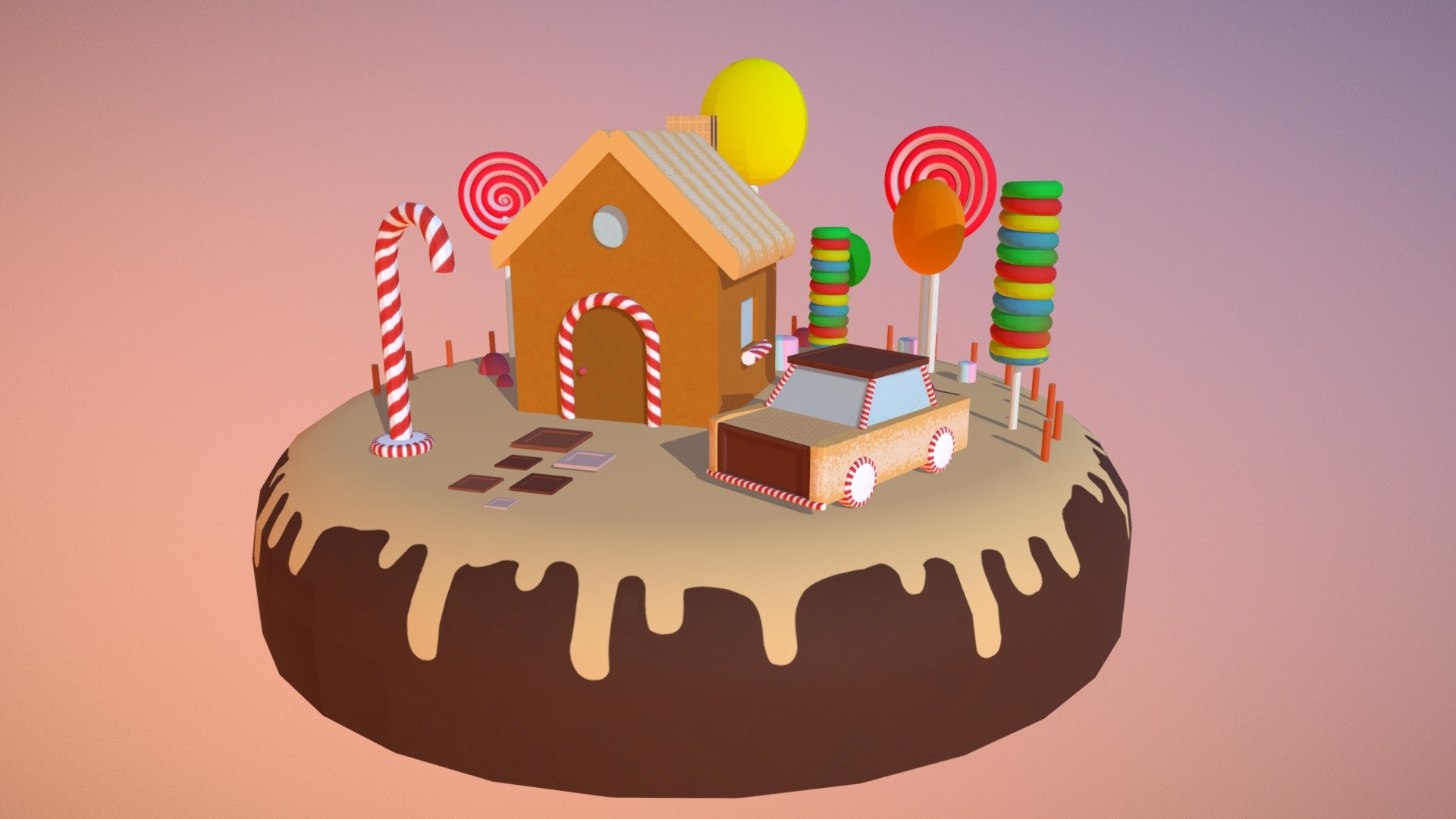 Diorama candy - 3D model by Melissa R. (@melissarplaza) [f62ba90 ...