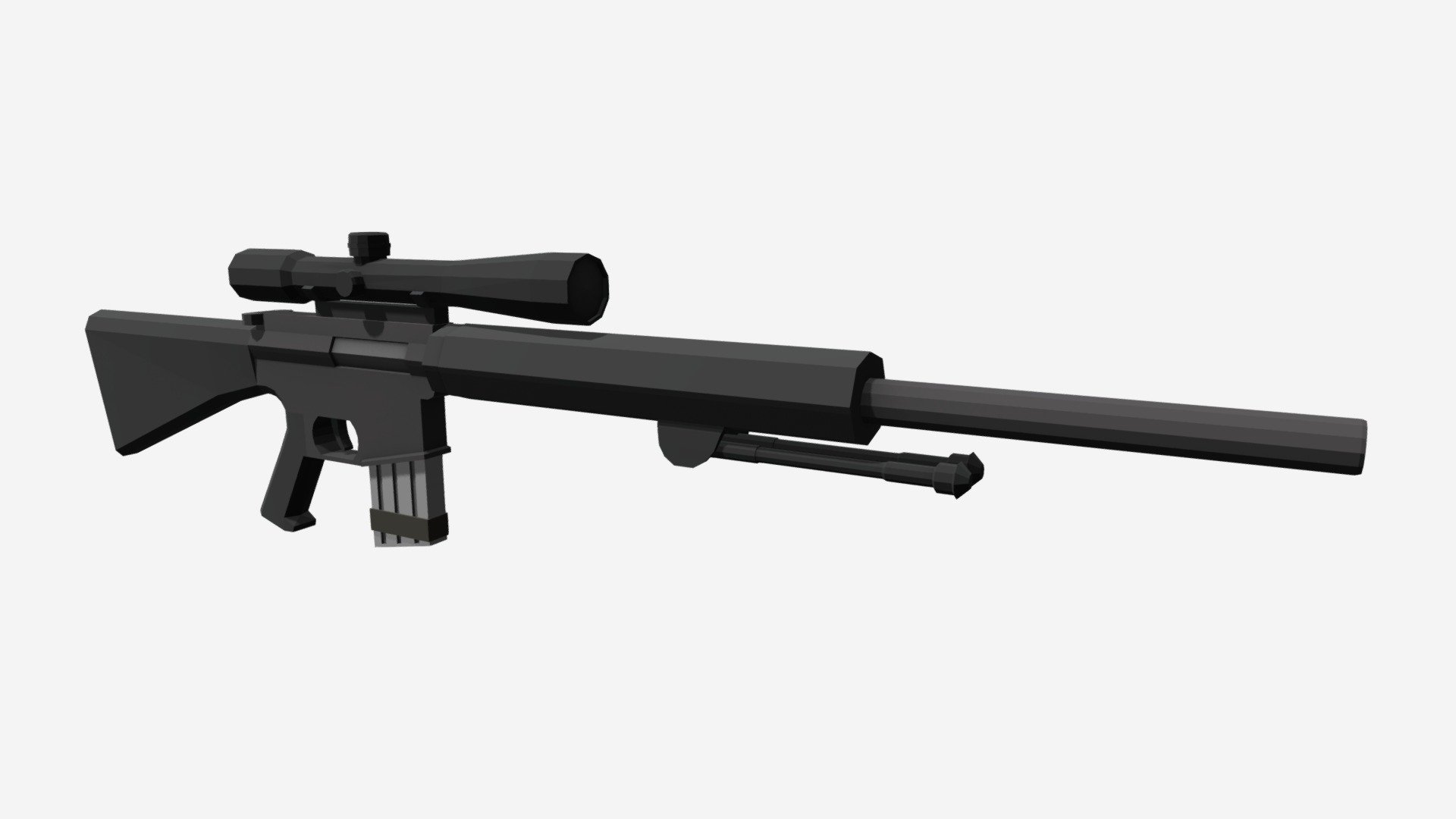 Low Poly SR-25 - 3D model by samanthacford [f62d2a1] - Sketchfab