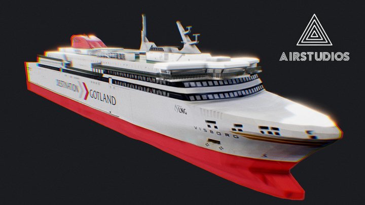 Ship-ferry 3D models - Sketchfab