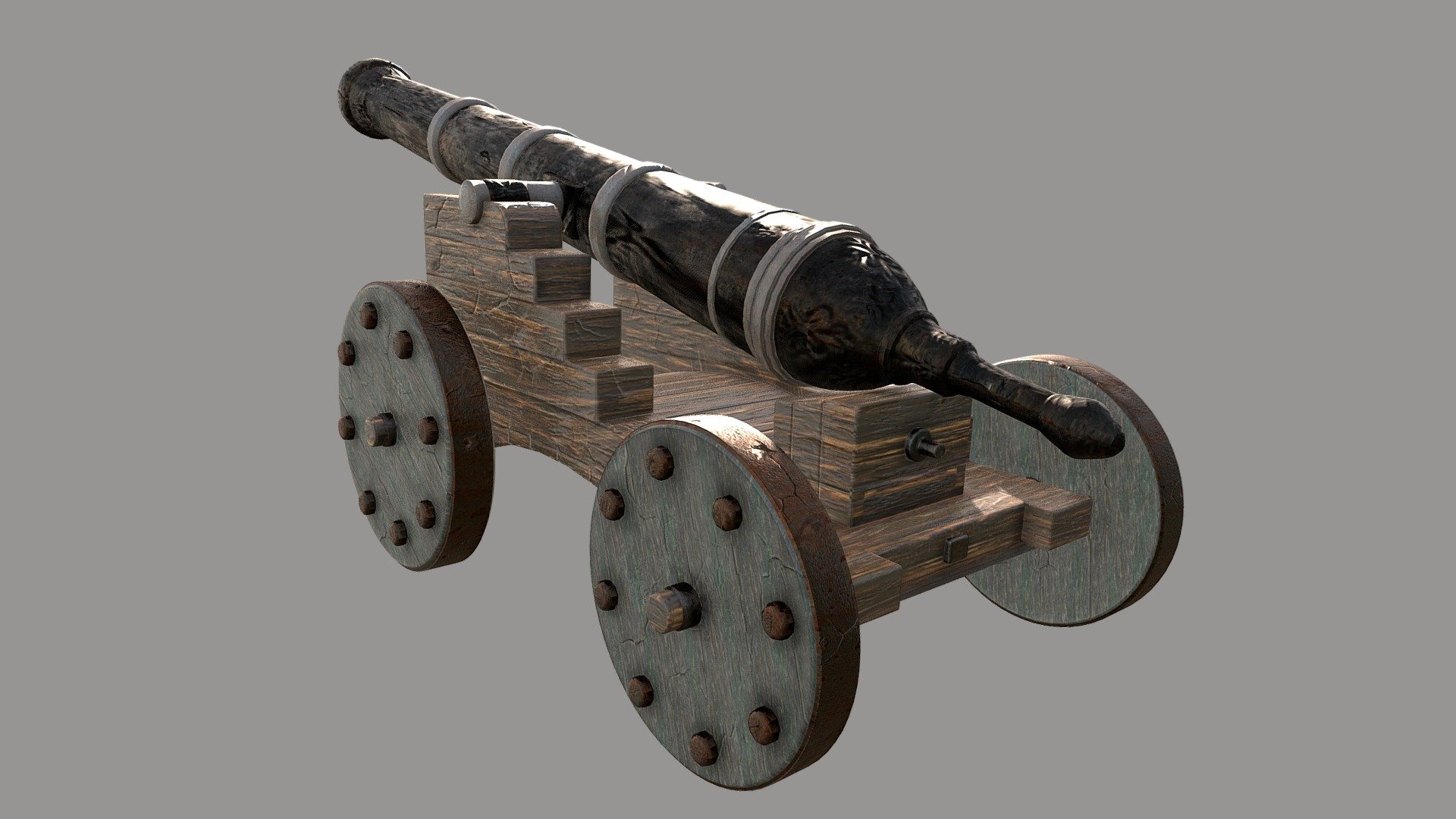 Cannon Gun - 3D model by Nigrumfeniks (@nf.studio) [f62dcfe] - Sketchfab