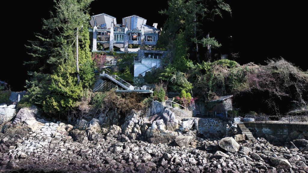 West Vancouver House Point Cloud - 3D model by Spitfire Drone Survey ...