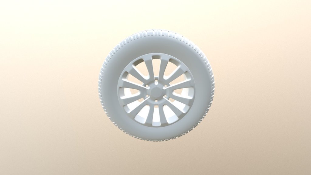 Modeling A Wheel 06 - 3D model by codytebaldi [f631915] - Sketchfab