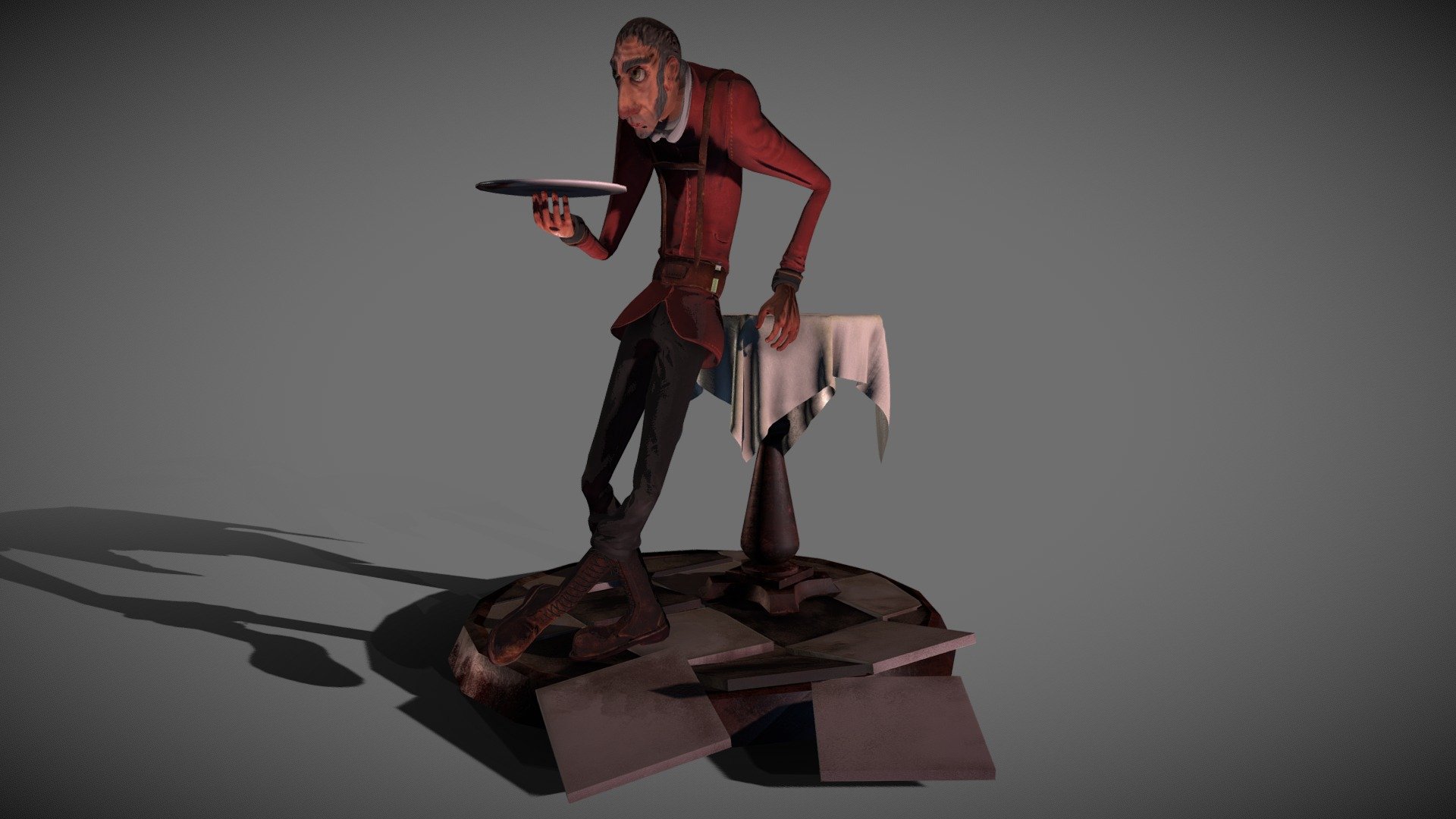 Bell Boy Posed - 3D model by OwenEdwards (@noonesaidwords) [f631eb1 ...