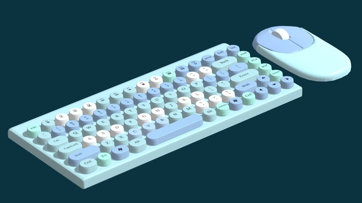 Keyboard-button 3D models - Sketchfab