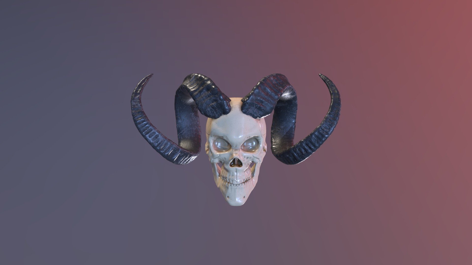 Demonic Skull - 3D model by AlejandroLat [f632bfc] - Sketchfab