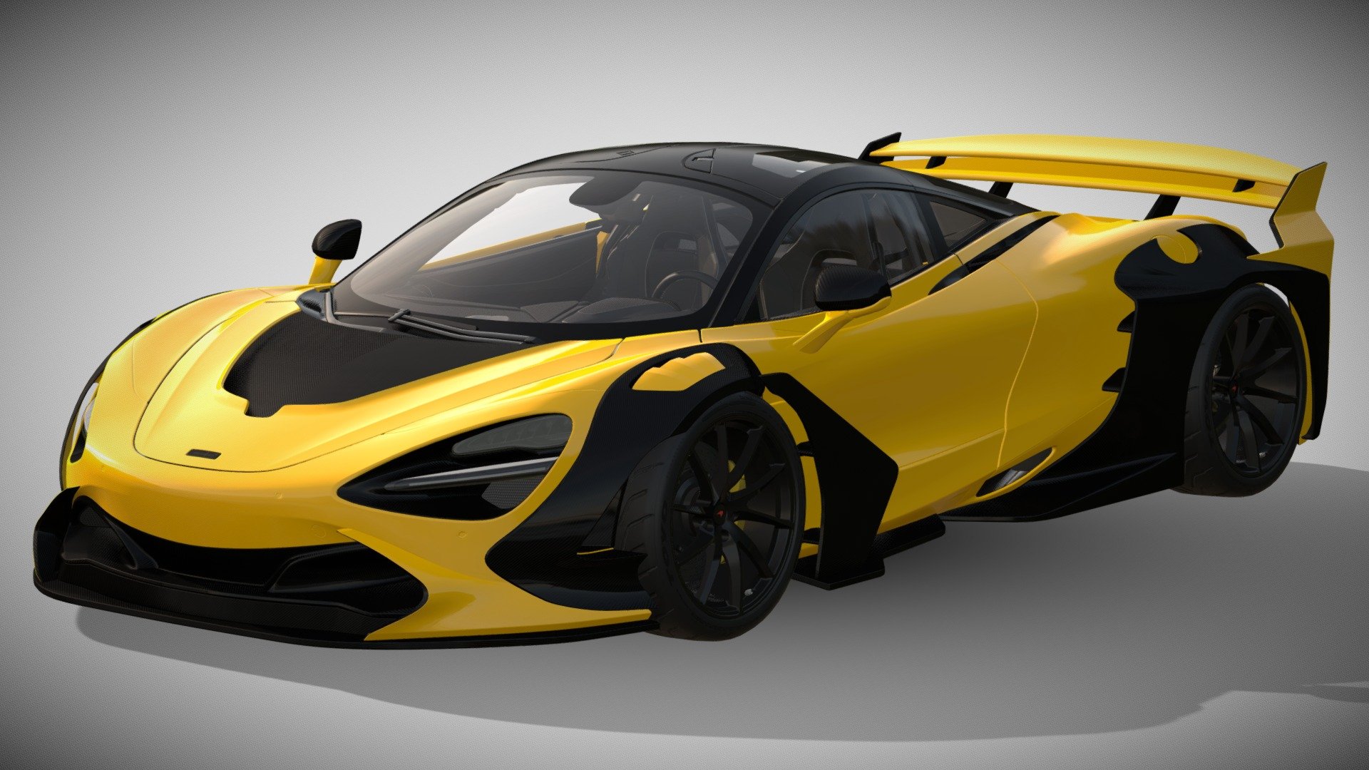 2017 McLaren 720s ZACOE - Galaxy Carbon Fiber - Download Free 3D model ...