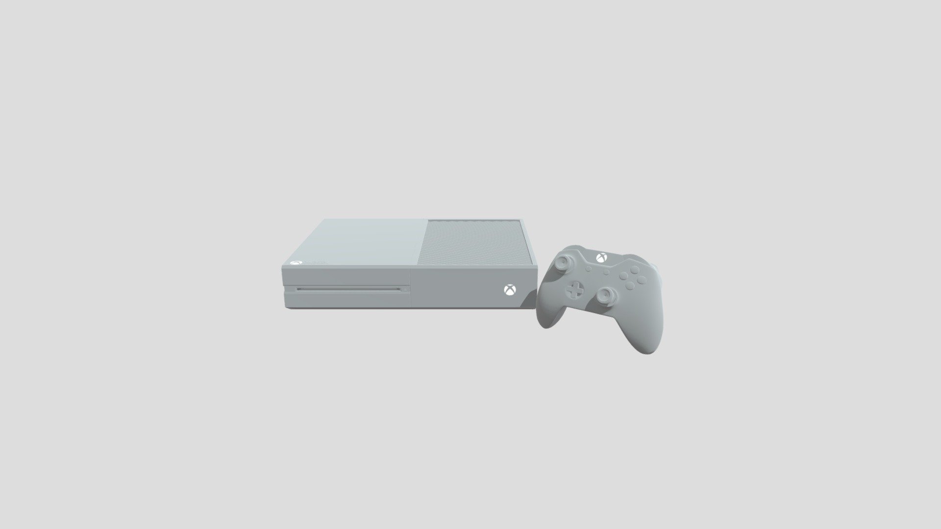 Xbox One Console no texture - Download Free 3D model by pixelpulsegames ...