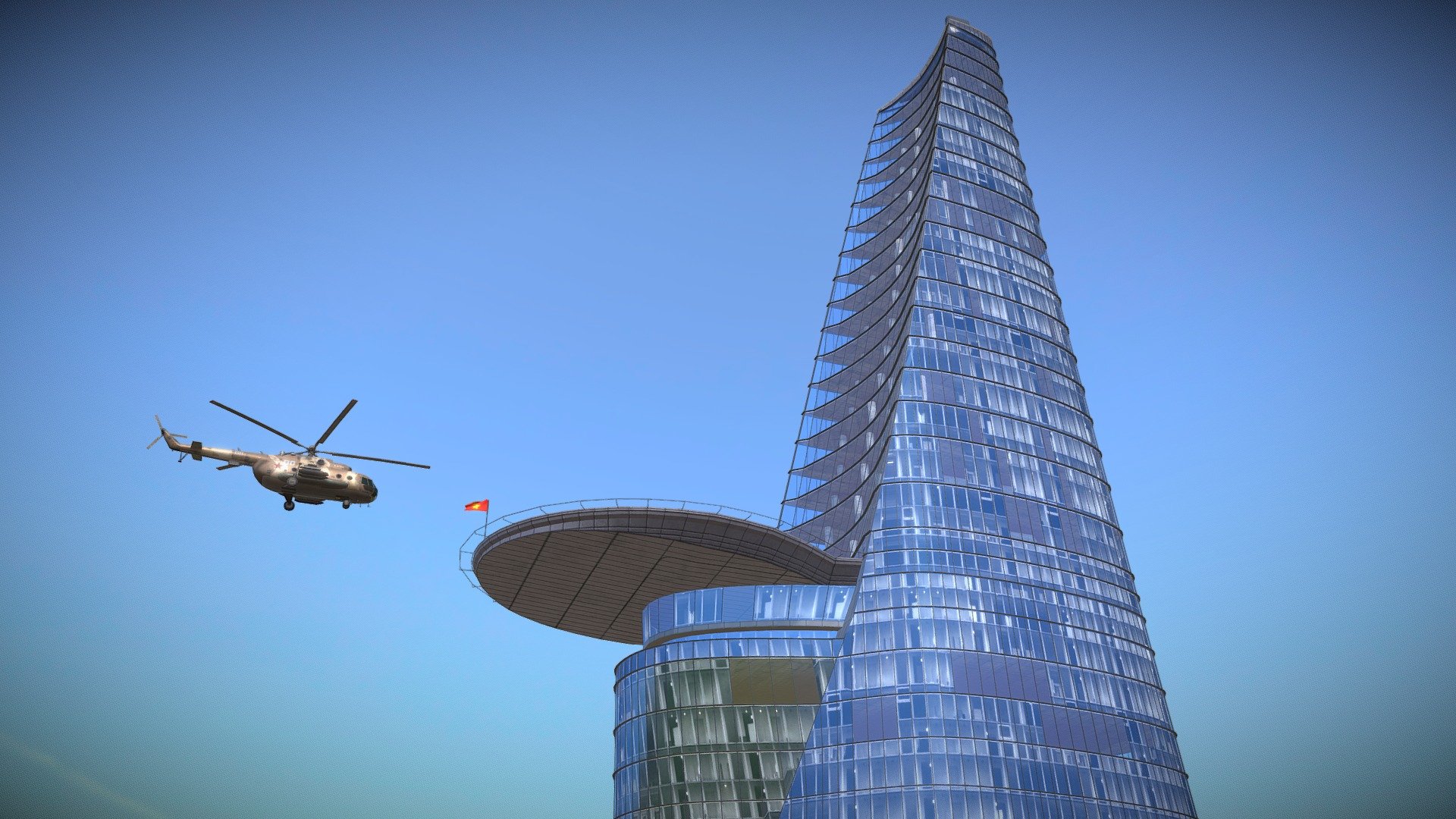 Bitexco Financial Tower 3D Model - 3D model by Đào Minh Đức (@dmd_hn ...