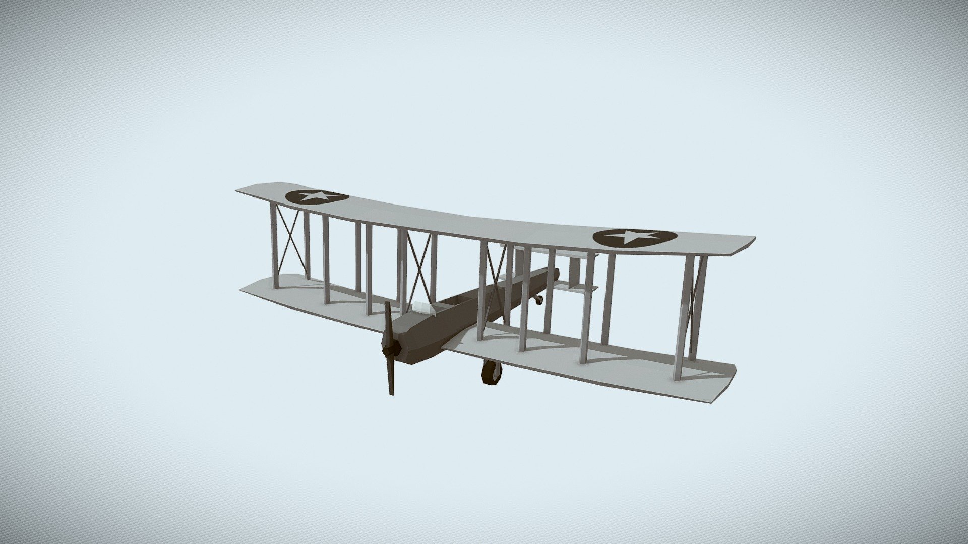 Low Poly Biplane - 3D model by TuttiAnkka (@Elmeri.Nieminen) [f637e21 ...