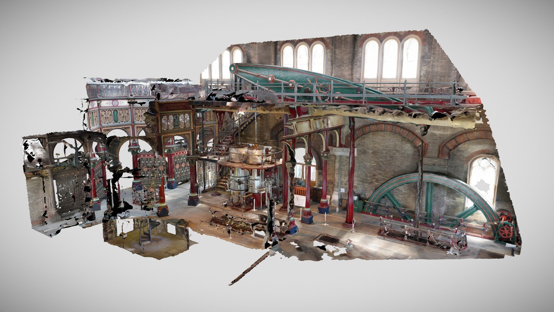 CROSSNESS - BEAM ENGINE HOUSE - 3D model by peterbarry [f6398b4 ...