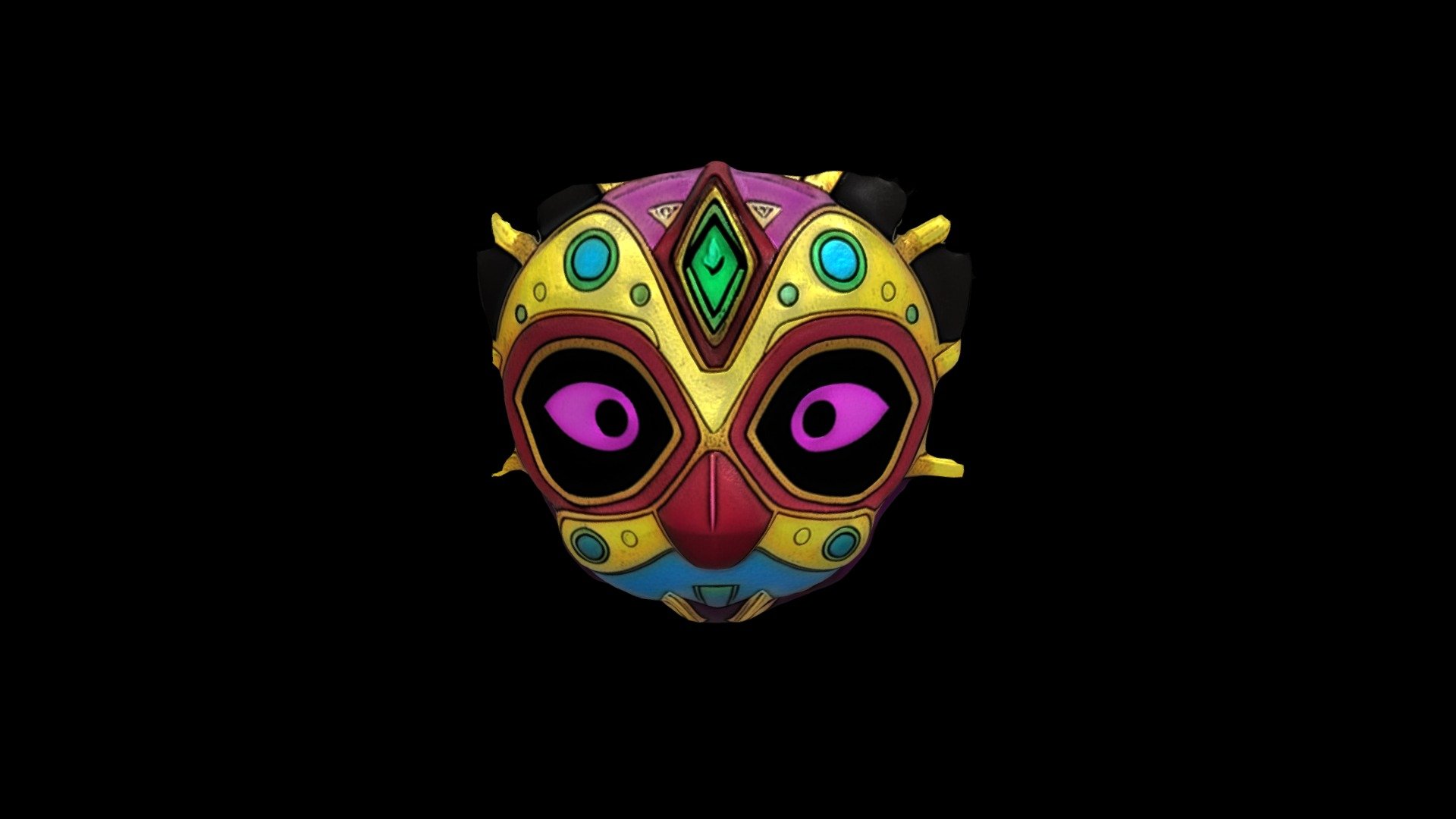 Happy Mask 579 - Download Free 3D model by klrxyz [f639b4d] - Sketchfab