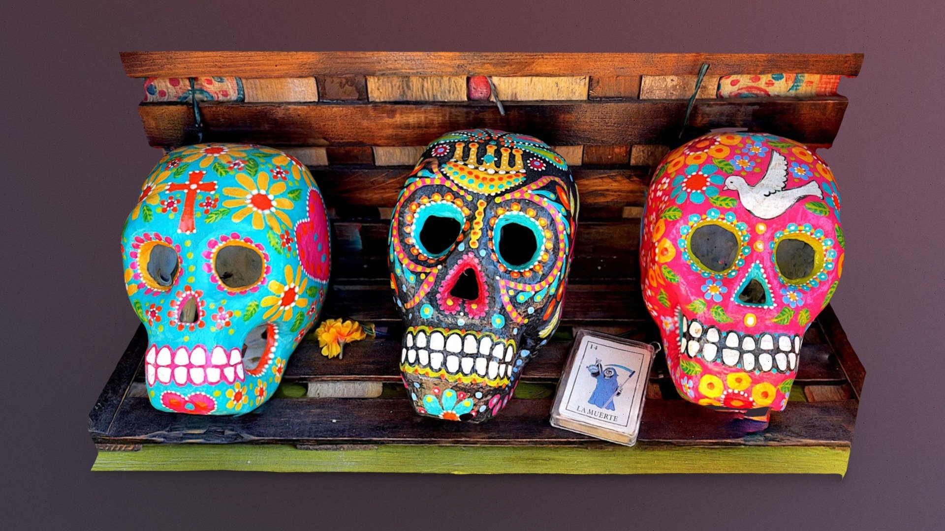 Calaveras - Download Free 3D model by Keith Ito (@keithito) [f63aaf7 ...