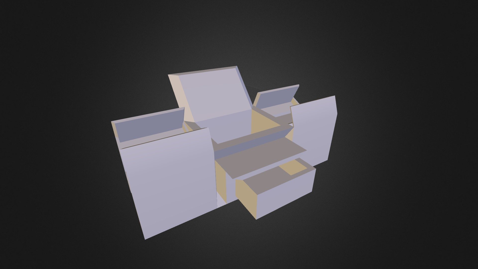 Box table thing - 3D model by BabyKurama (@yuuki) [f63de2e] - Sketchfab