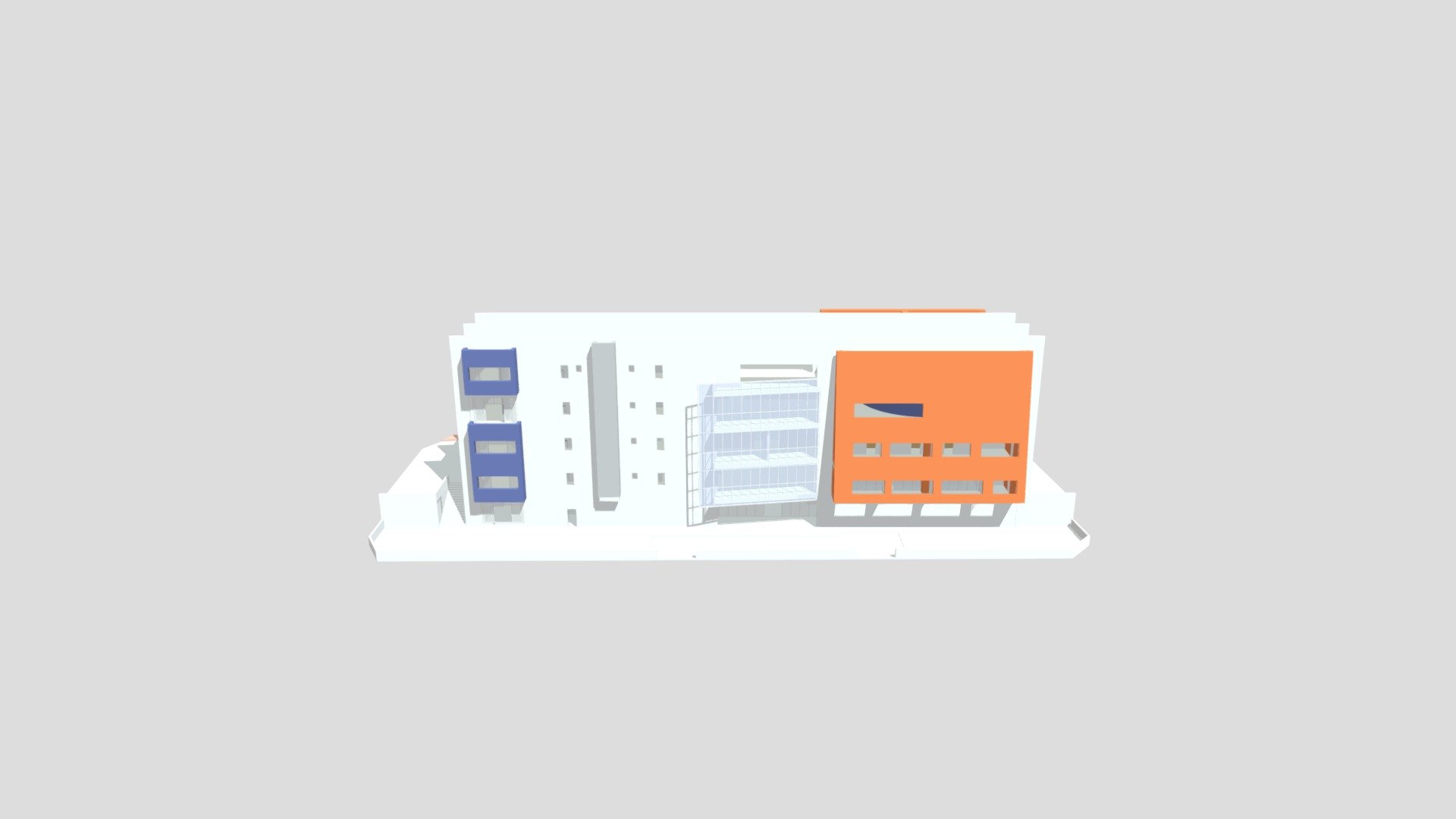 Civil Building - Download Free 3D model by Azamat..Syrymbetov [f6401f9 ...