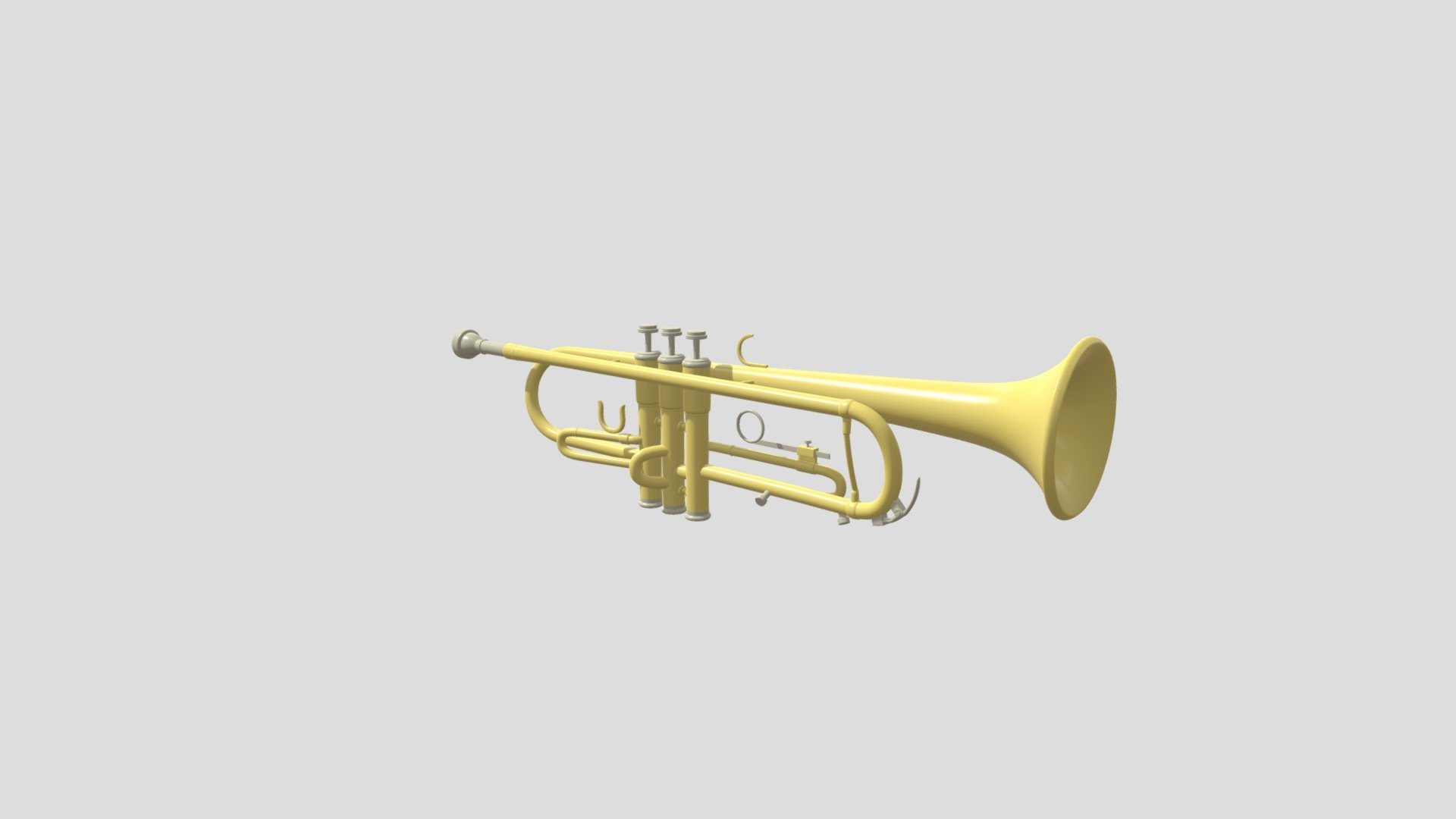 Trumpet - Buy Royalty Free 3D model by Ed+ (@EDplus) [f6408cd ...