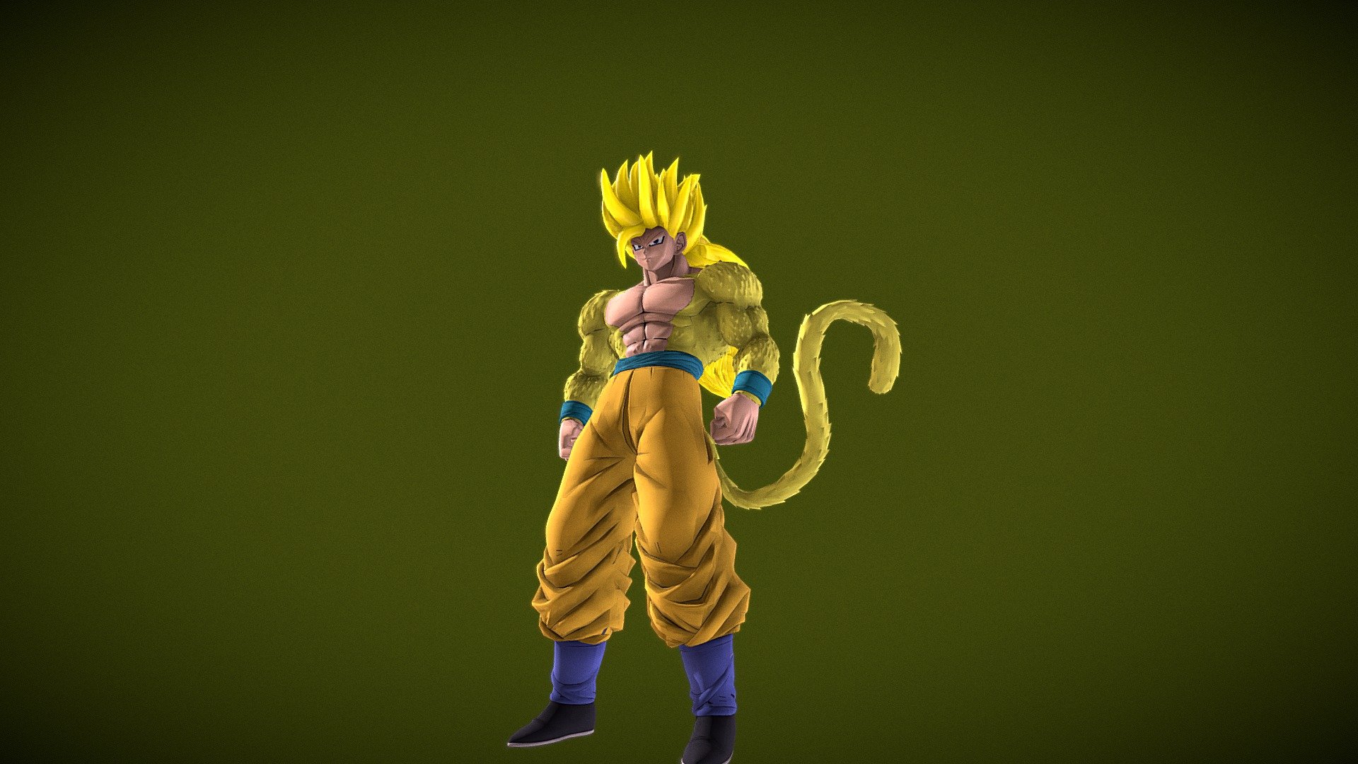Primal Saiyan - Hitozaru Super Saiyan || REQUEST - Download Free 3D ...