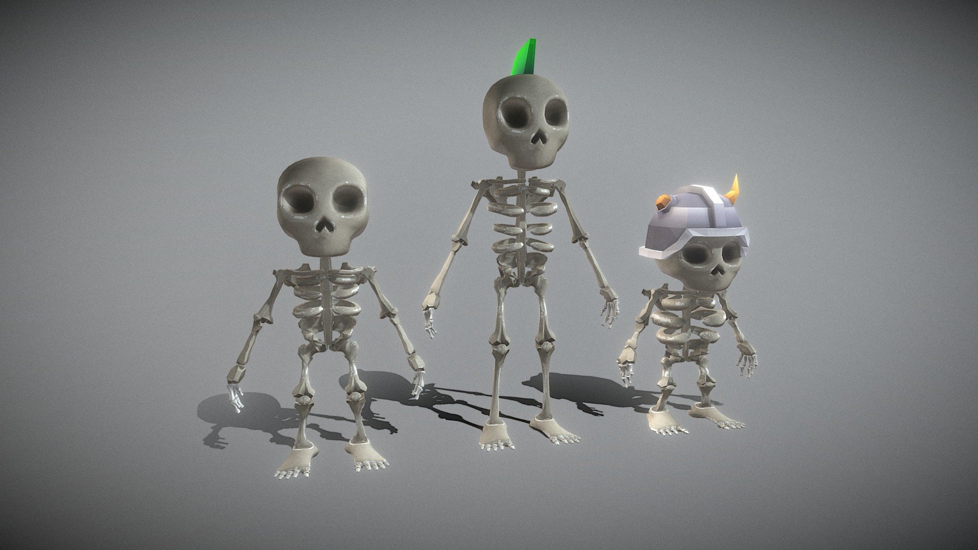 Skeleton Soldiers - Buy Royalty Free 3D model by Zhang Shangbin ...
