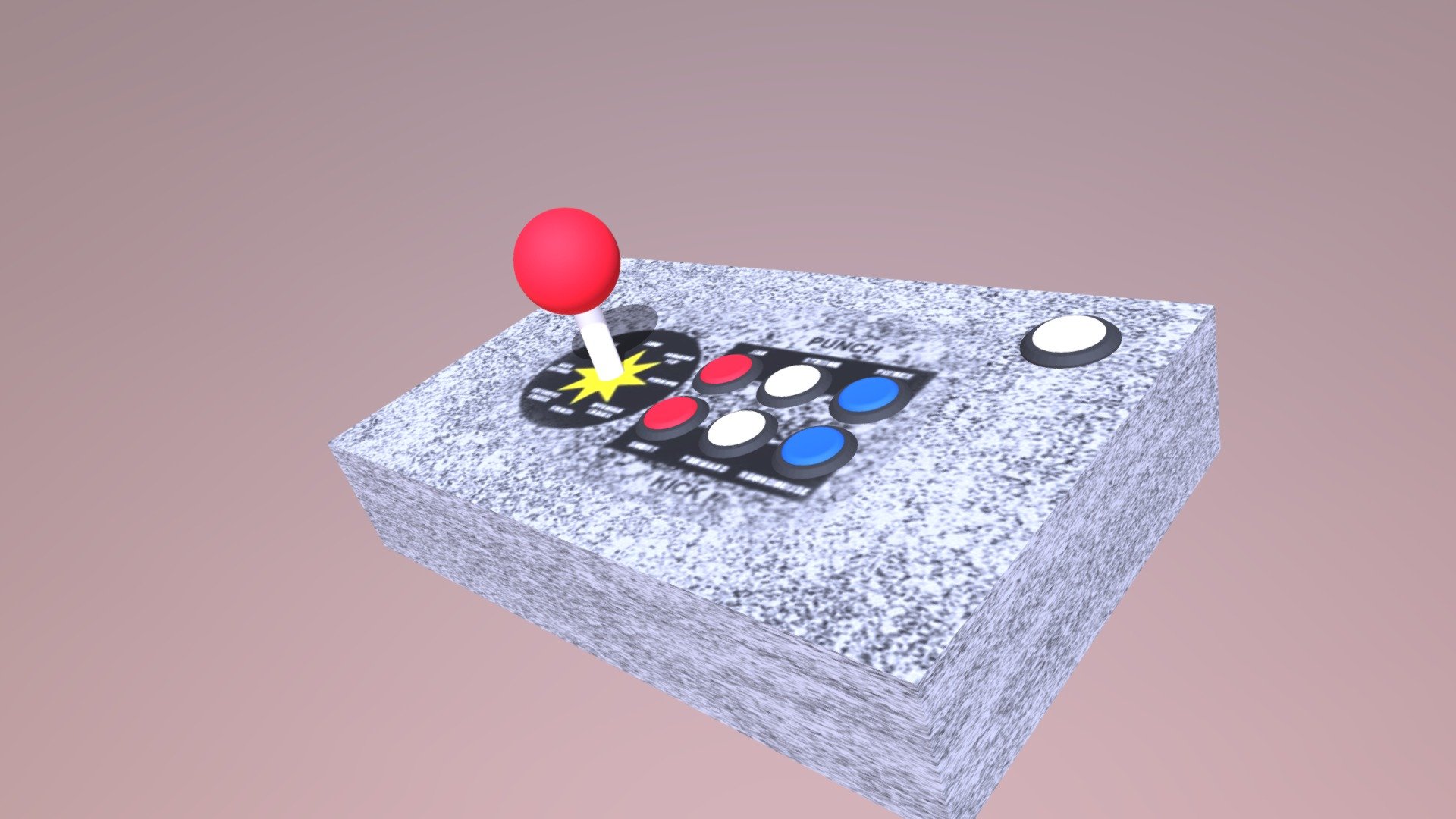 Arcade Stick - 3D model by diskturbo [f64110b] - Sketchfab