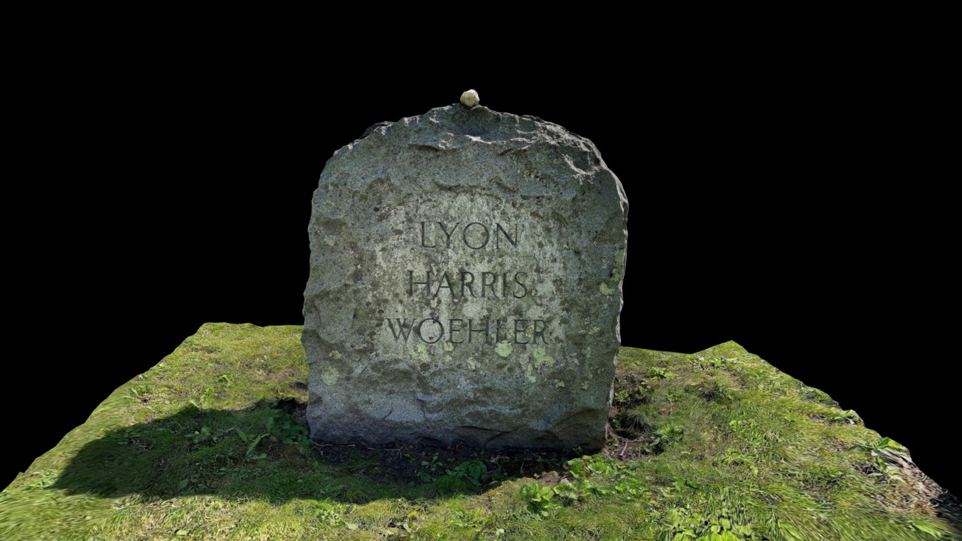 David Gordon Lyon gravestone - Download Free 3D model by pmanuelian [f642204] - Sketchfab