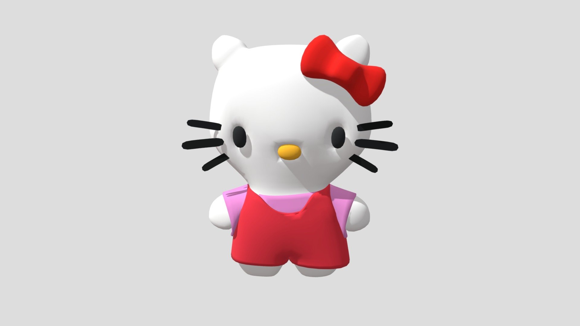 Hello Kitty - Download Free 3D model by Henrique Barcellos ...