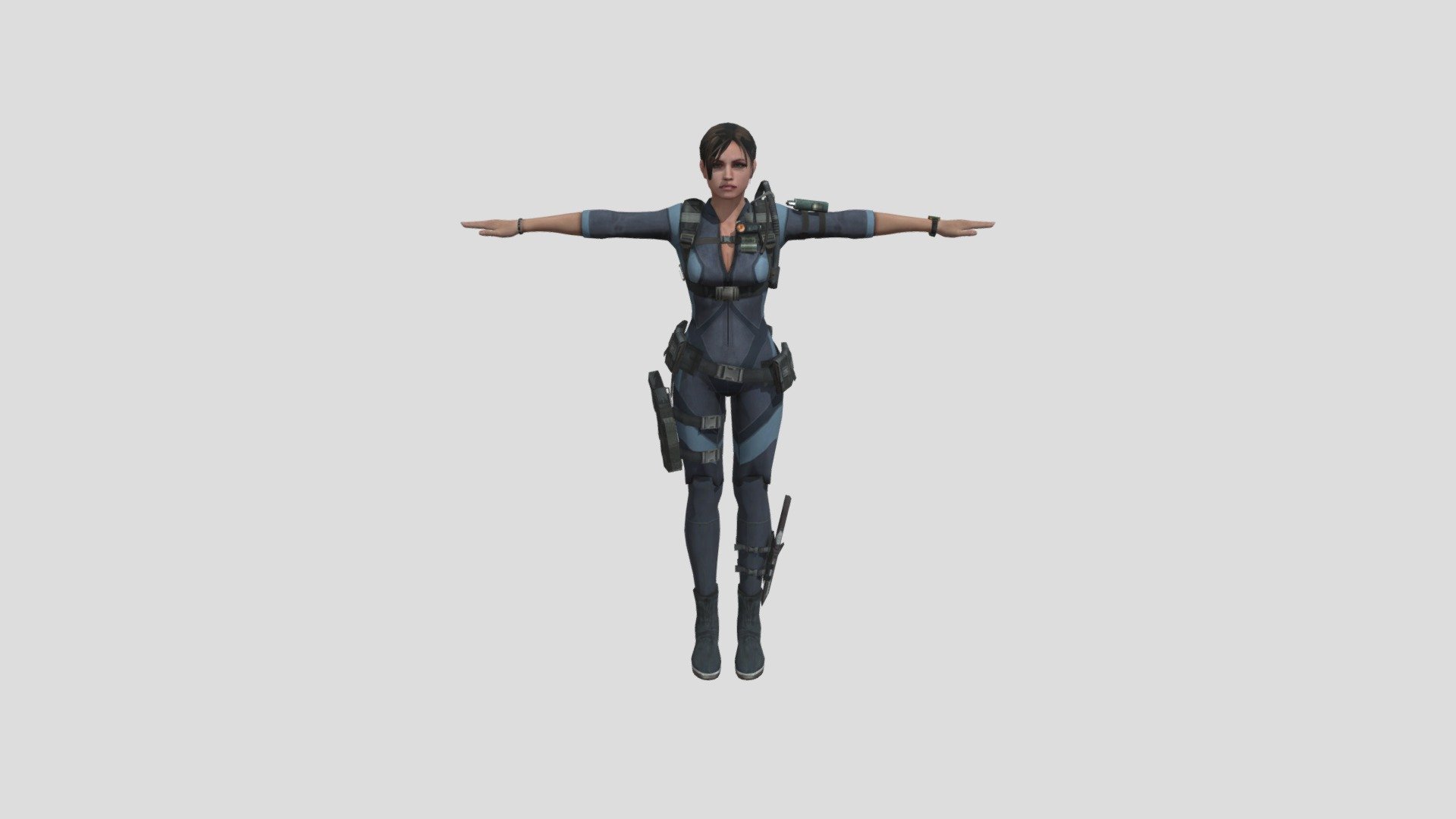Jill revelations - 3D model by Abbadon_90 [f644345] - Sketchfab