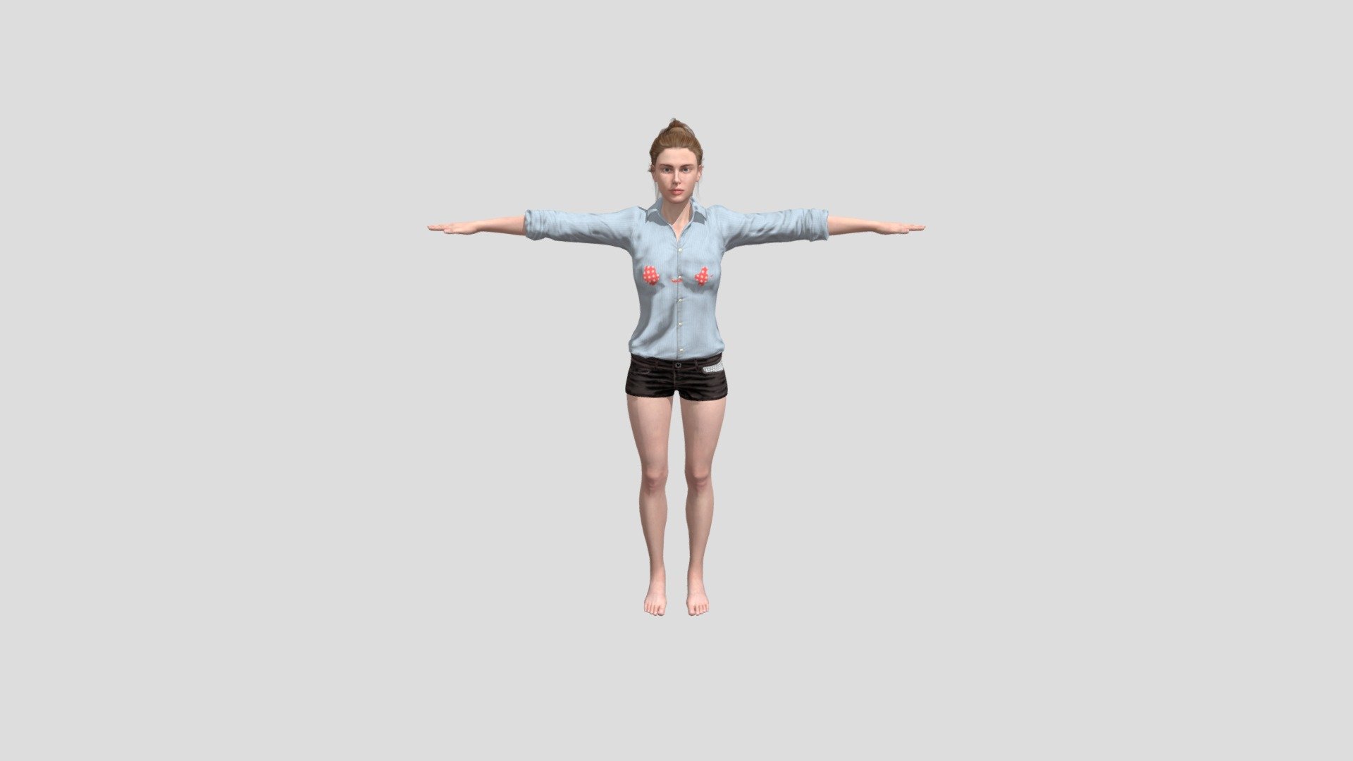 Girl - Download Free 3D model by Abhishek.Pathak [f644678] - Sketchfab
