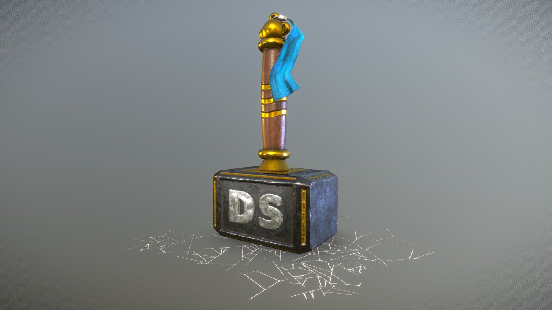 Down Smash Hammer - 3D model by nellyb [f6467f4] - Sketchfab