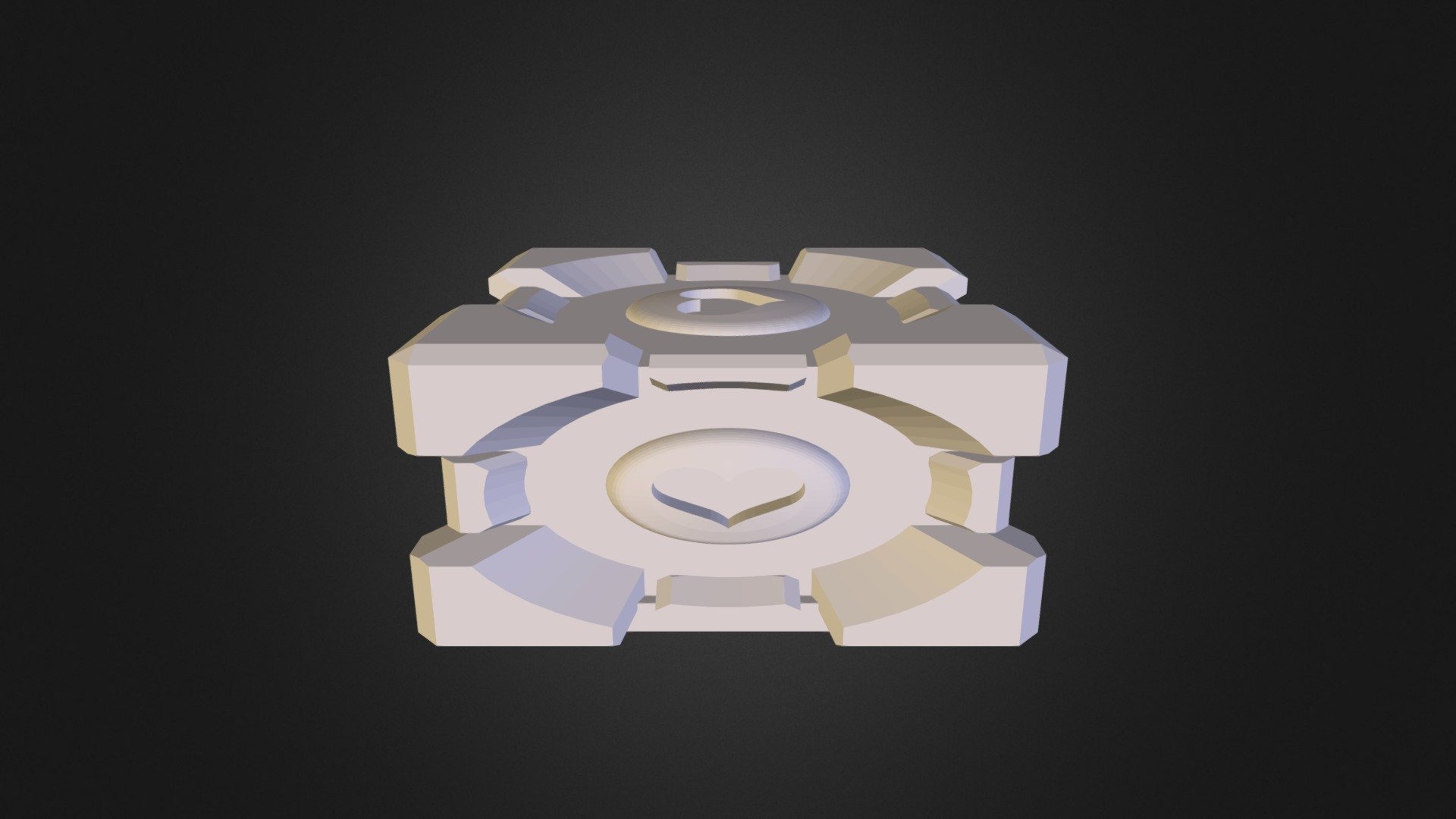 20mm Calibration Companion Cube - 3D model by 3dindustries [f648353 ...