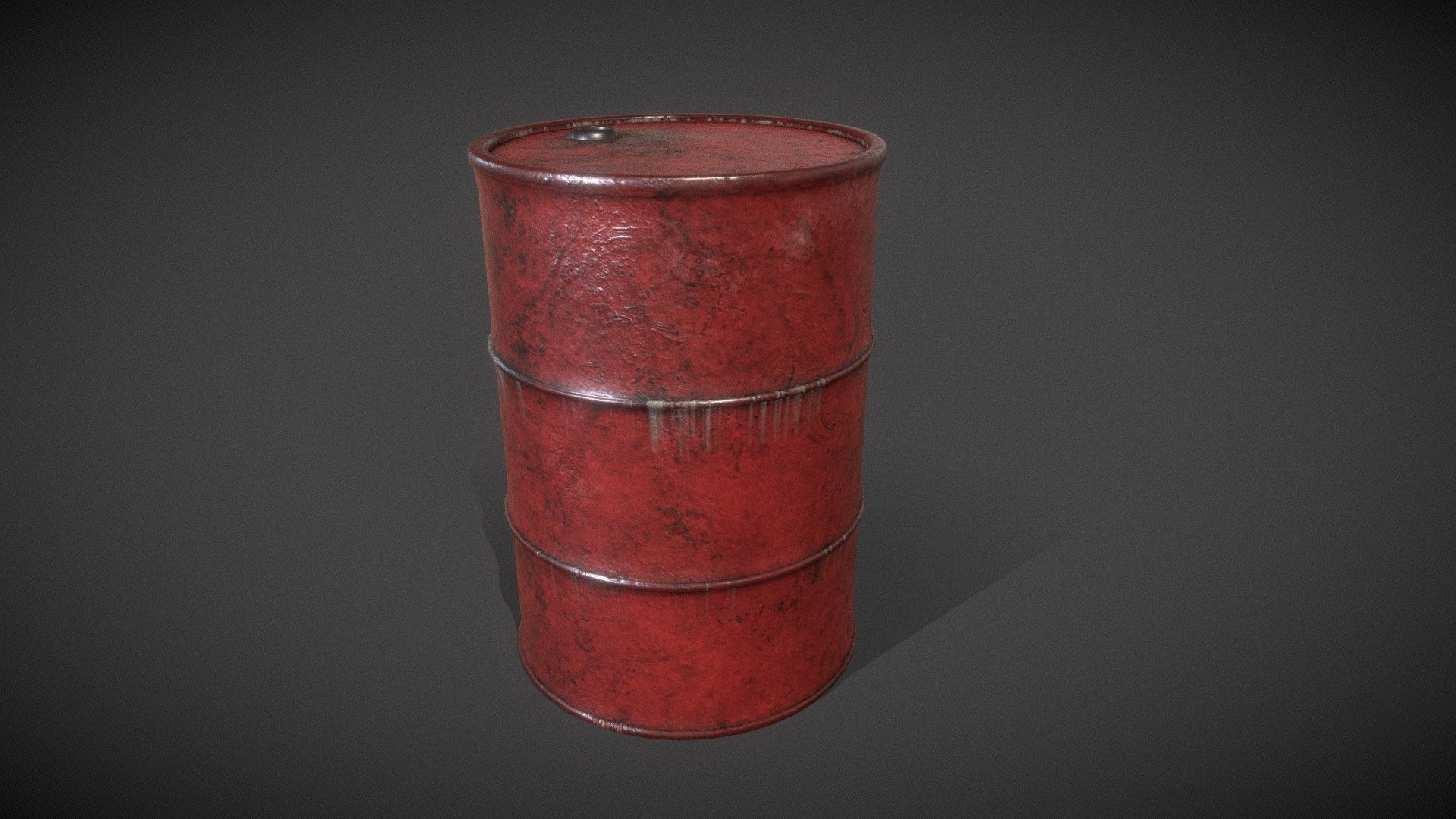 Rusty Red Metal Barrel - Buy Royalty Free 3D model by Deftroy [f6494f9 ...