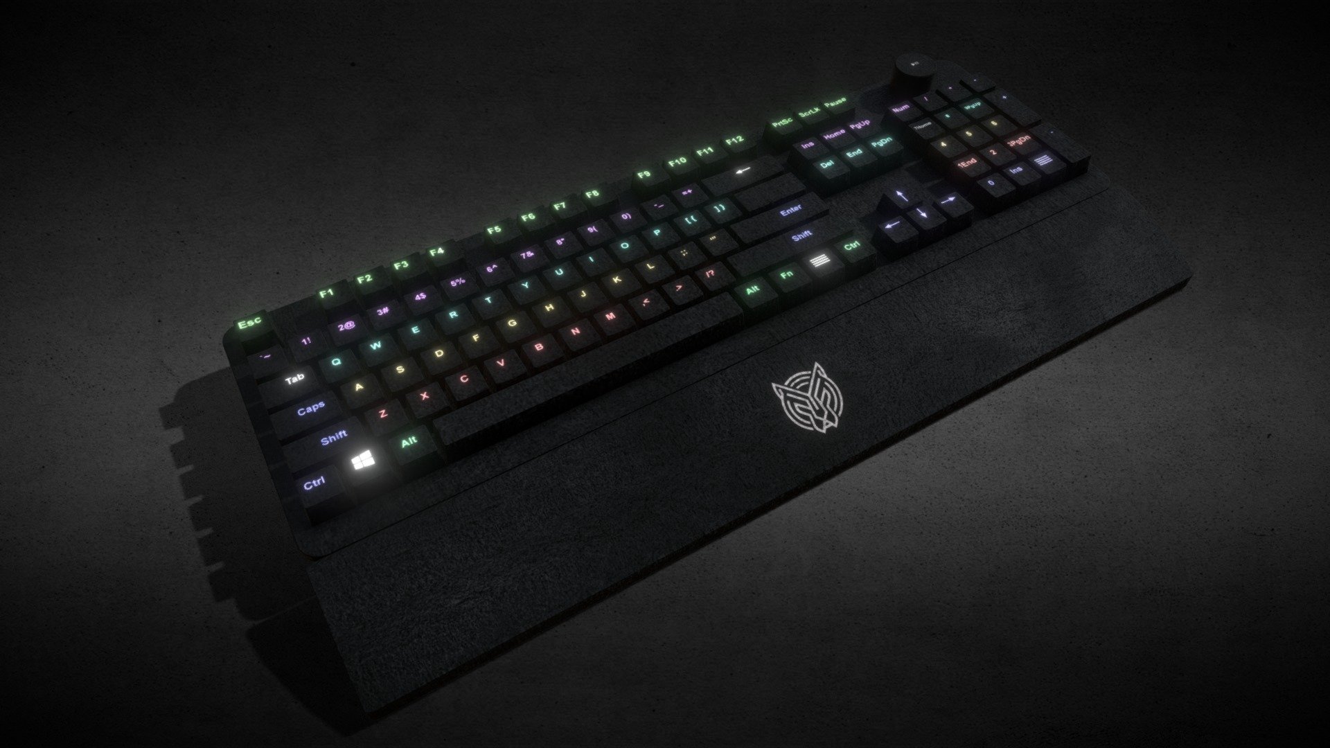 Mechanical Keyboard 01 - Download Free 3D model by Misam Ali Rizvi ...