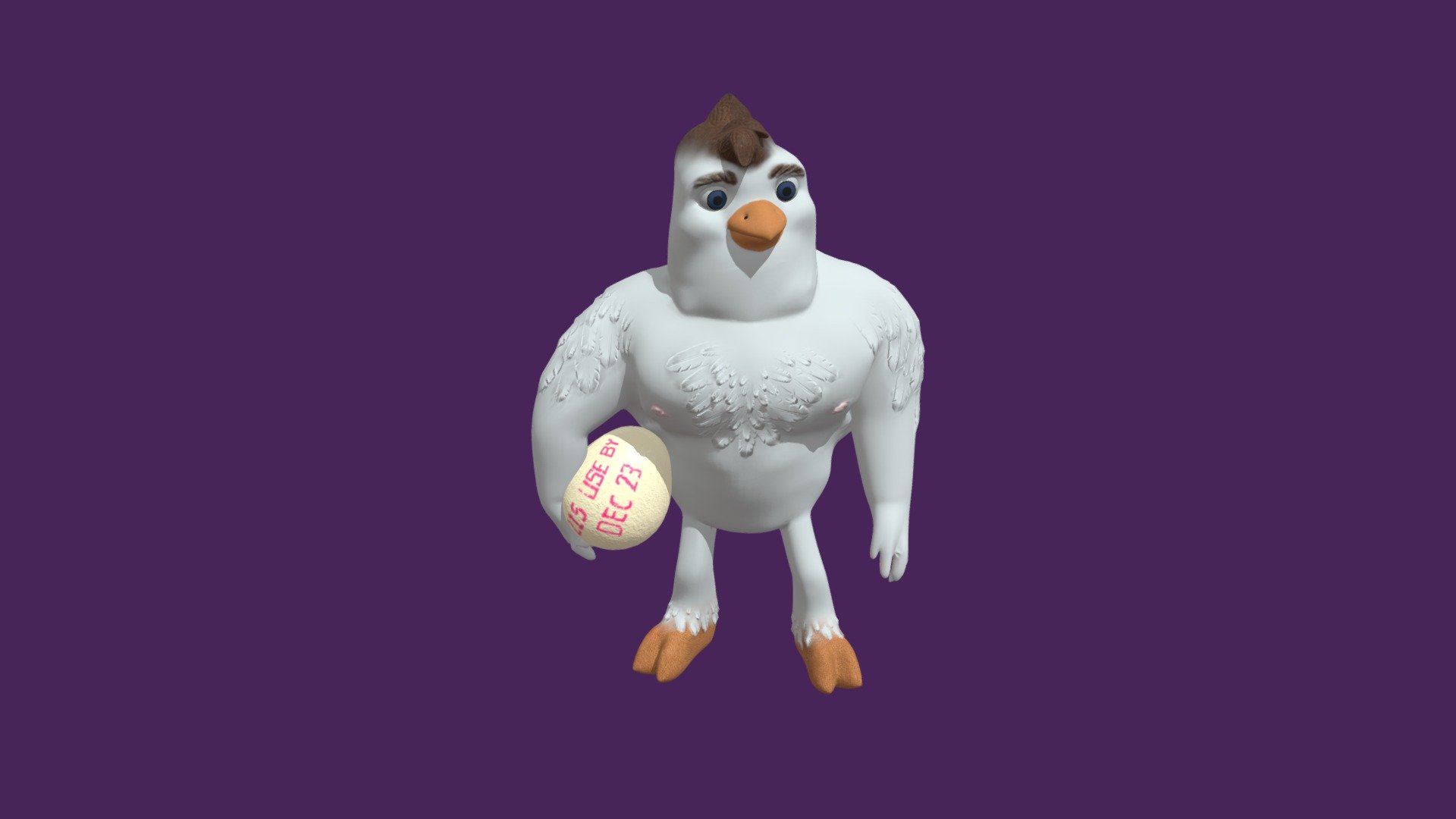 BUFFCHICK by Andrea Villaester - 3D model by andreavillaester [f64a63a] - Sketchfab