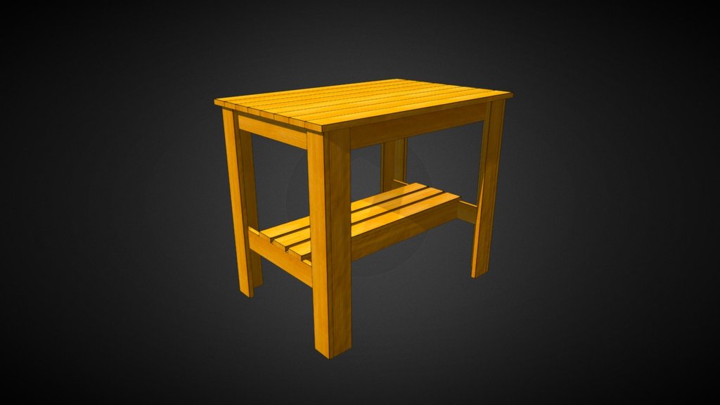 PC0004-1 Garden Table - 3D model by Redesign Lab (@redesignlab ...