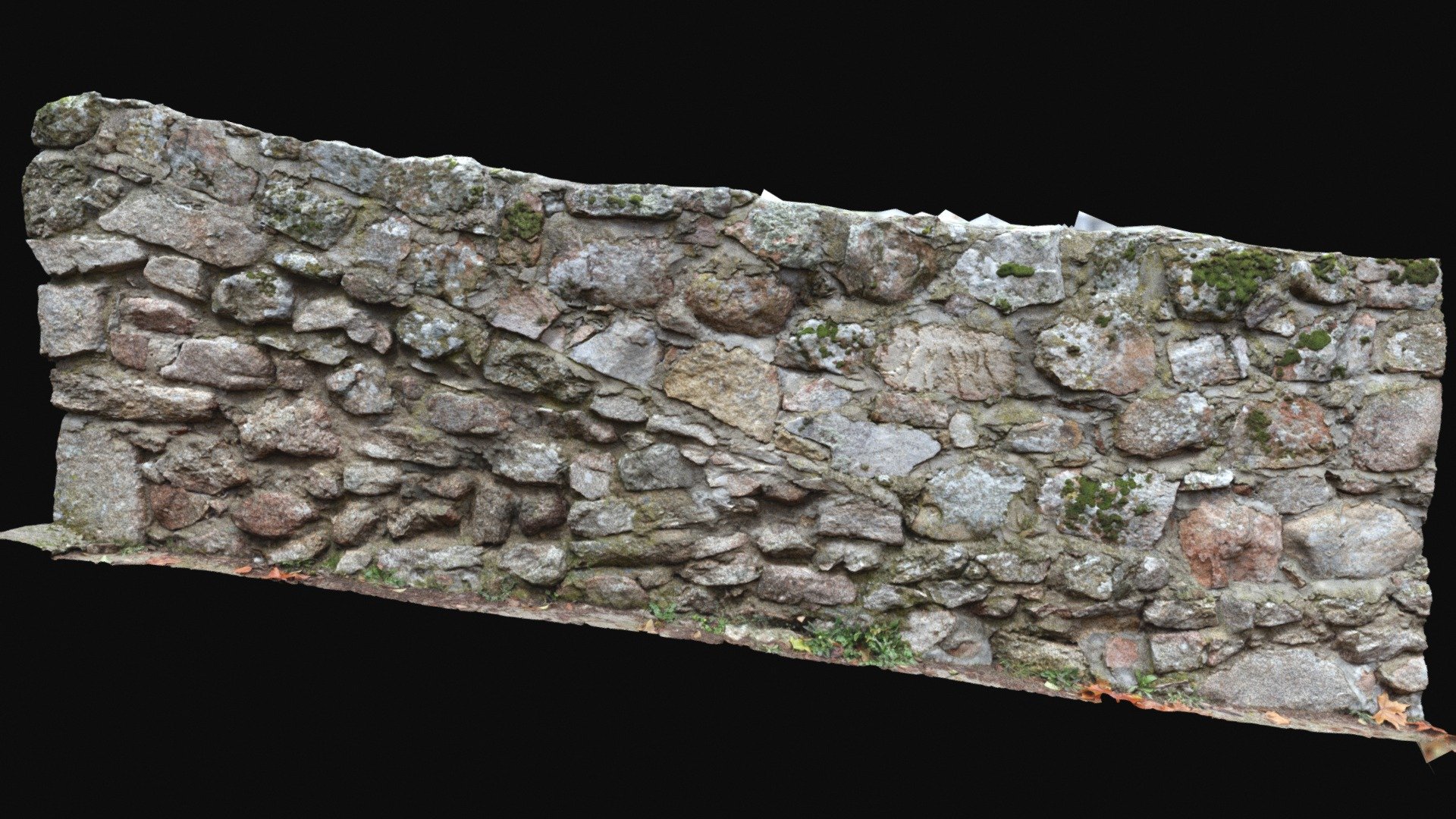 Big old stone wall - scan - Download Free 3D model by Tijerín Art ...
