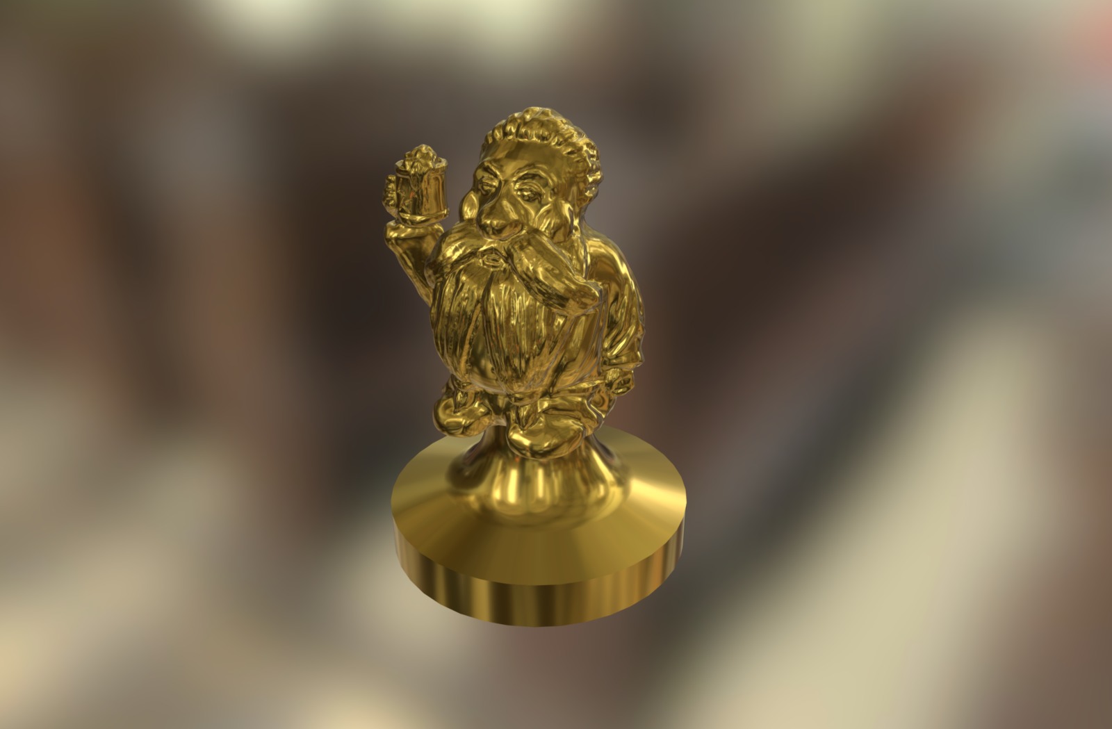 501 - Dwarf statuette - 3D model by Lizardsking [f64bd99] - Sketchfab