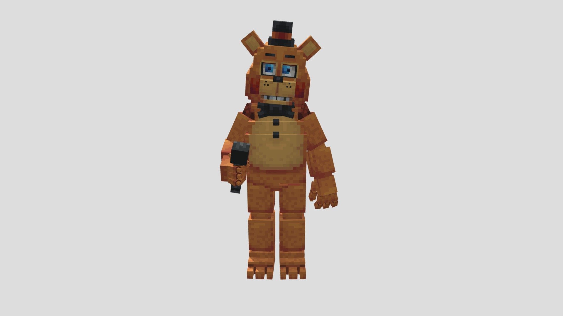 Toy Freddy Minecraft Model - Download Free 3D model by Dark tv ...