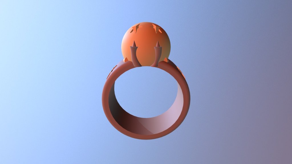 Dragon Ball Ring - 3D model by Talha7861 [f64cbf2] - Sketchfab
