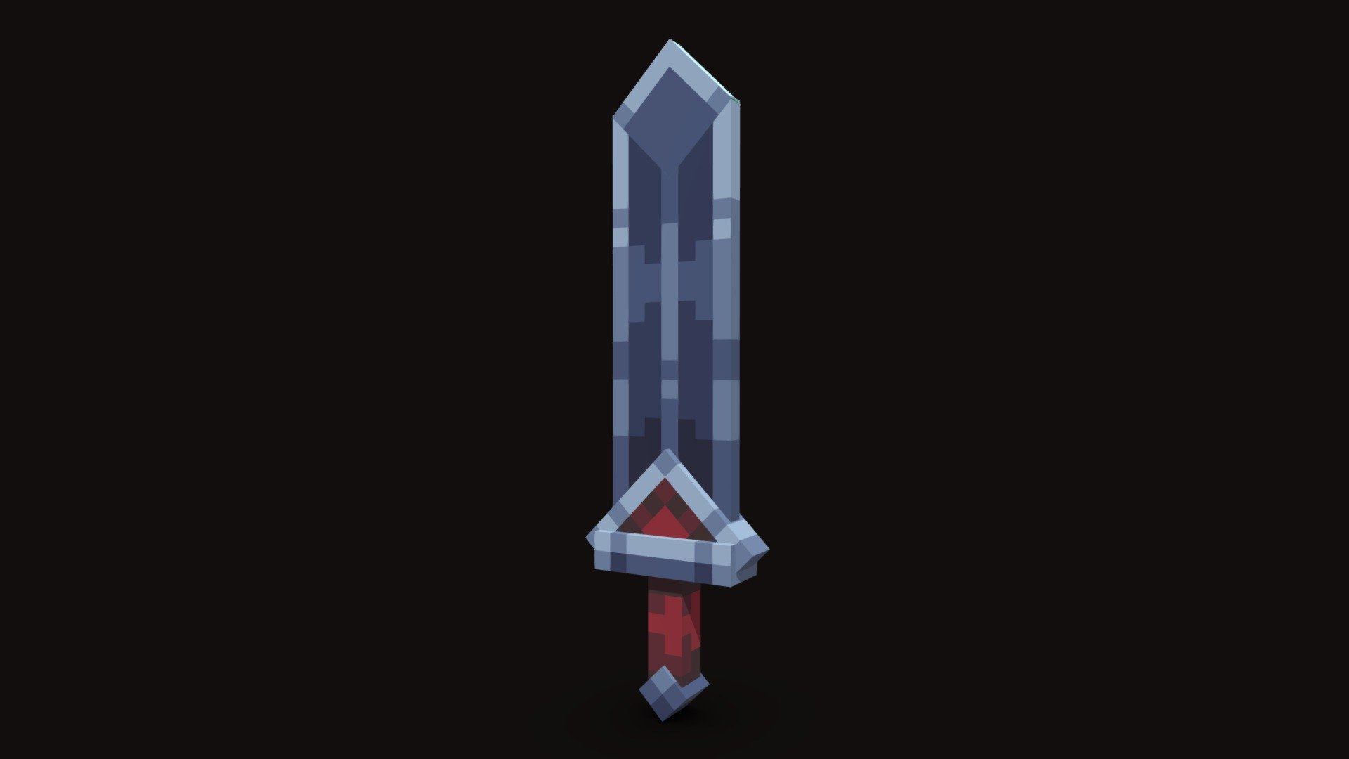 Low-Poly Sword 1 - 3D model by Zetkut [f64cf79] - Sketchfab