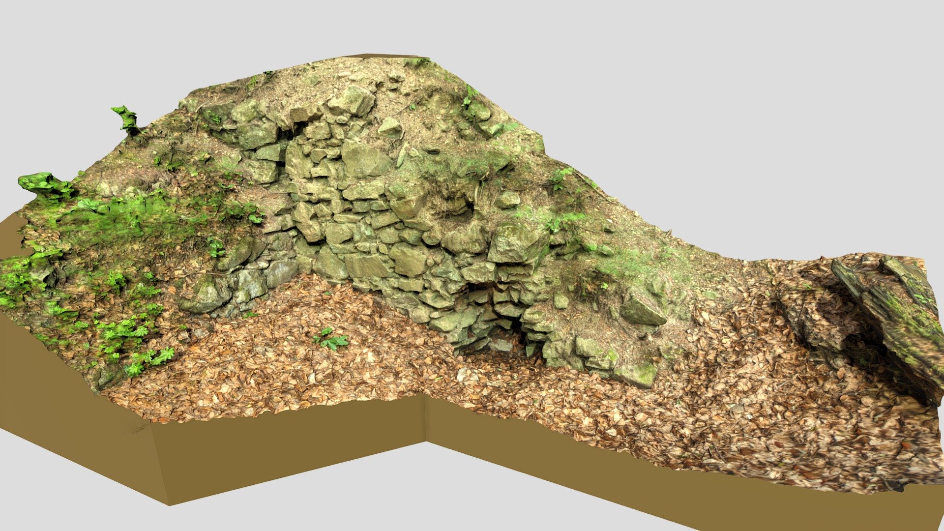 Medieval castle wall - Download Free 3D model by David Spáčil ...