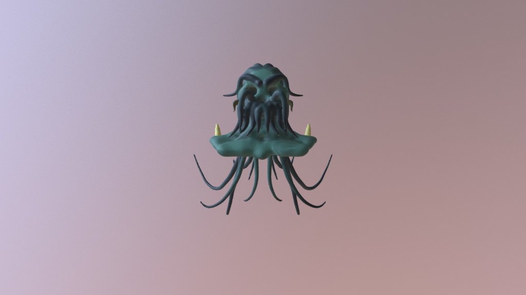 Creature Based on Cthulu - 3D model by Camila Centeno (@ccbonnet ...