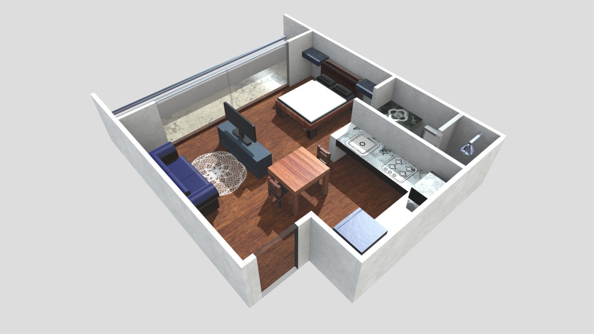 Floor Plan - 3D model by Ferrari191992 [f64d7aa] - Sketchfab