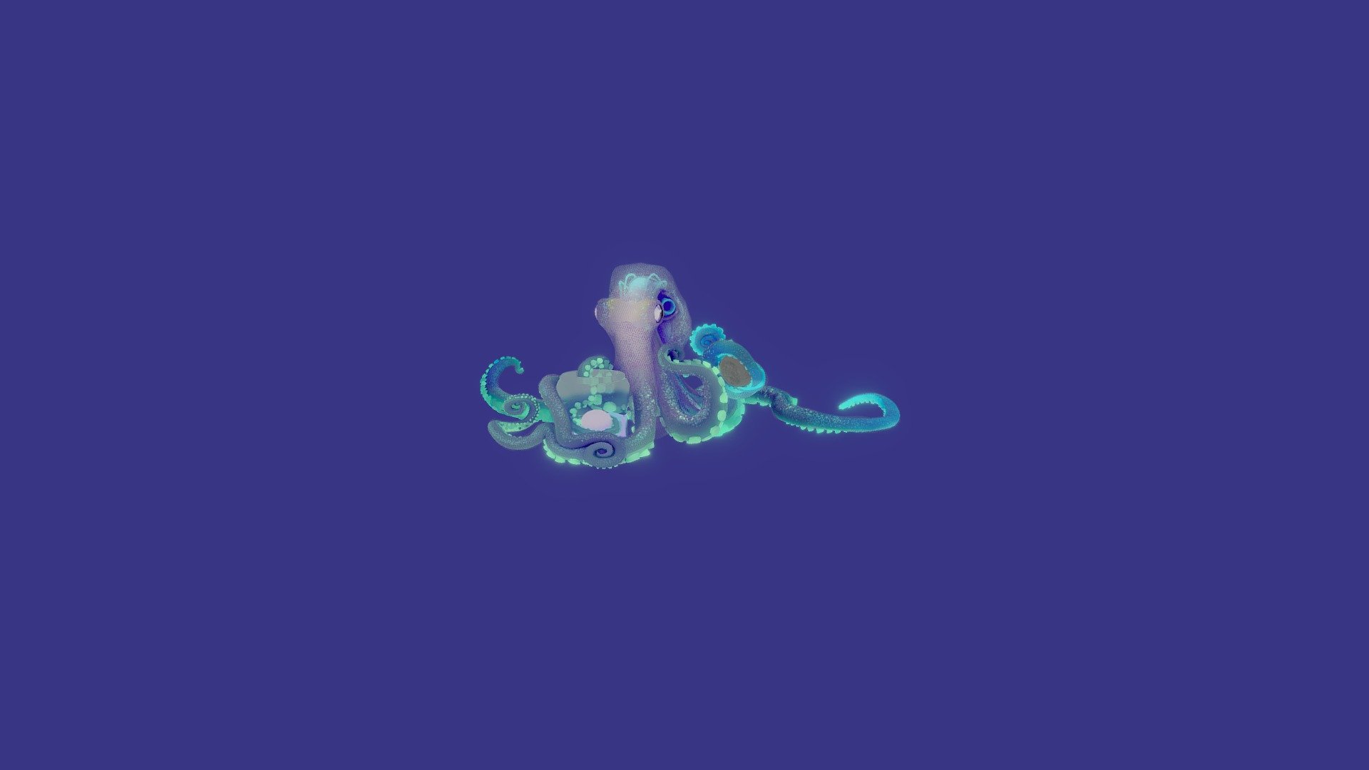 octopus - 3D model by leannzuo [f652332] - Sketchfab