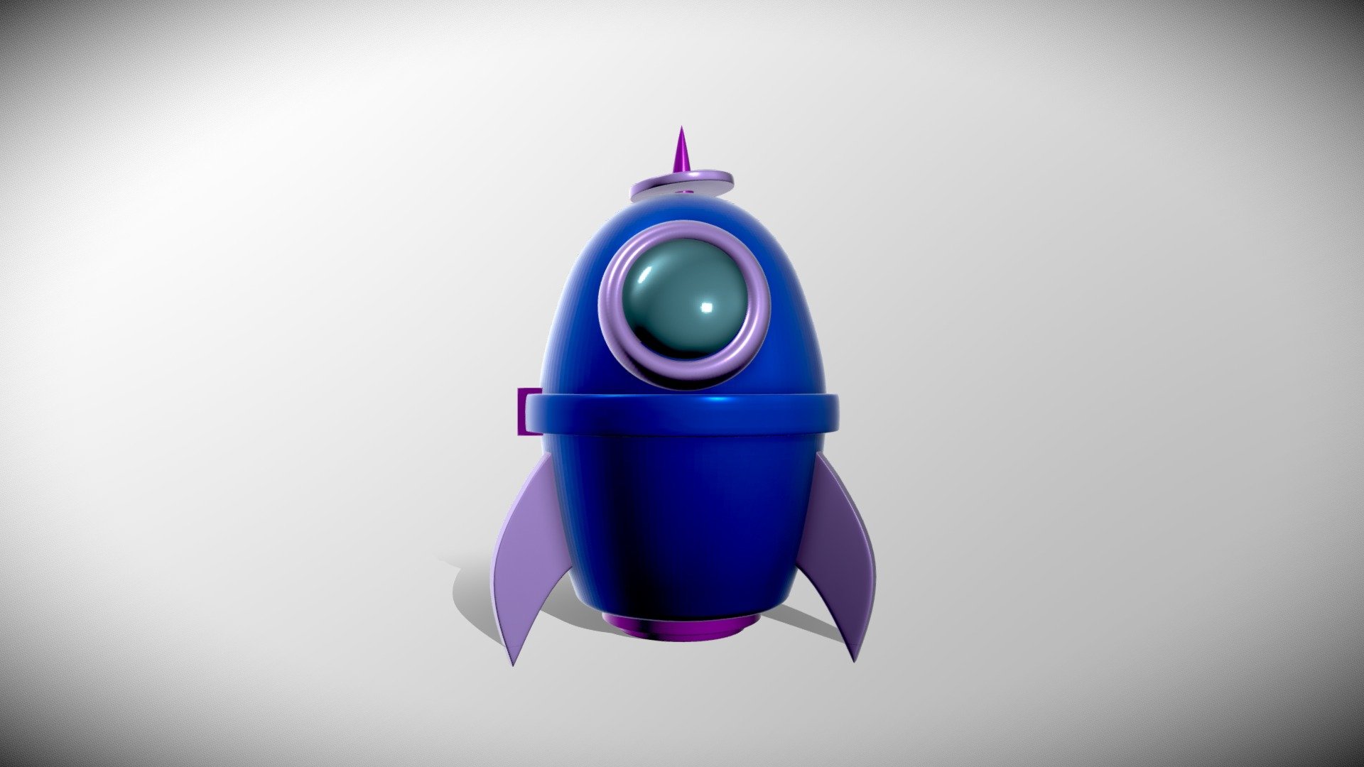 A little rocket - 3D model by biapassarini [f65285f] - Sketchfab