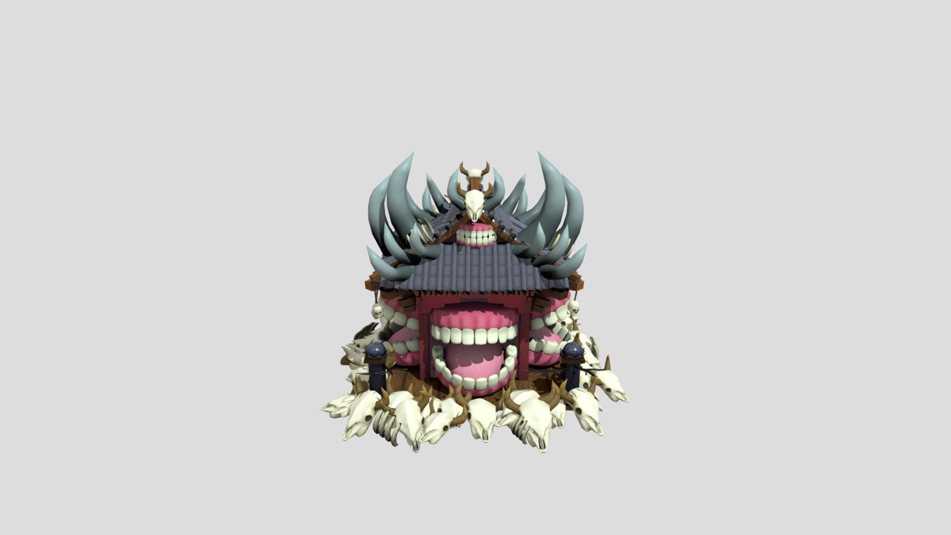 Malevolent_shrine_no_glow_jujutsu_kaisen - 3D model by filipowx ...