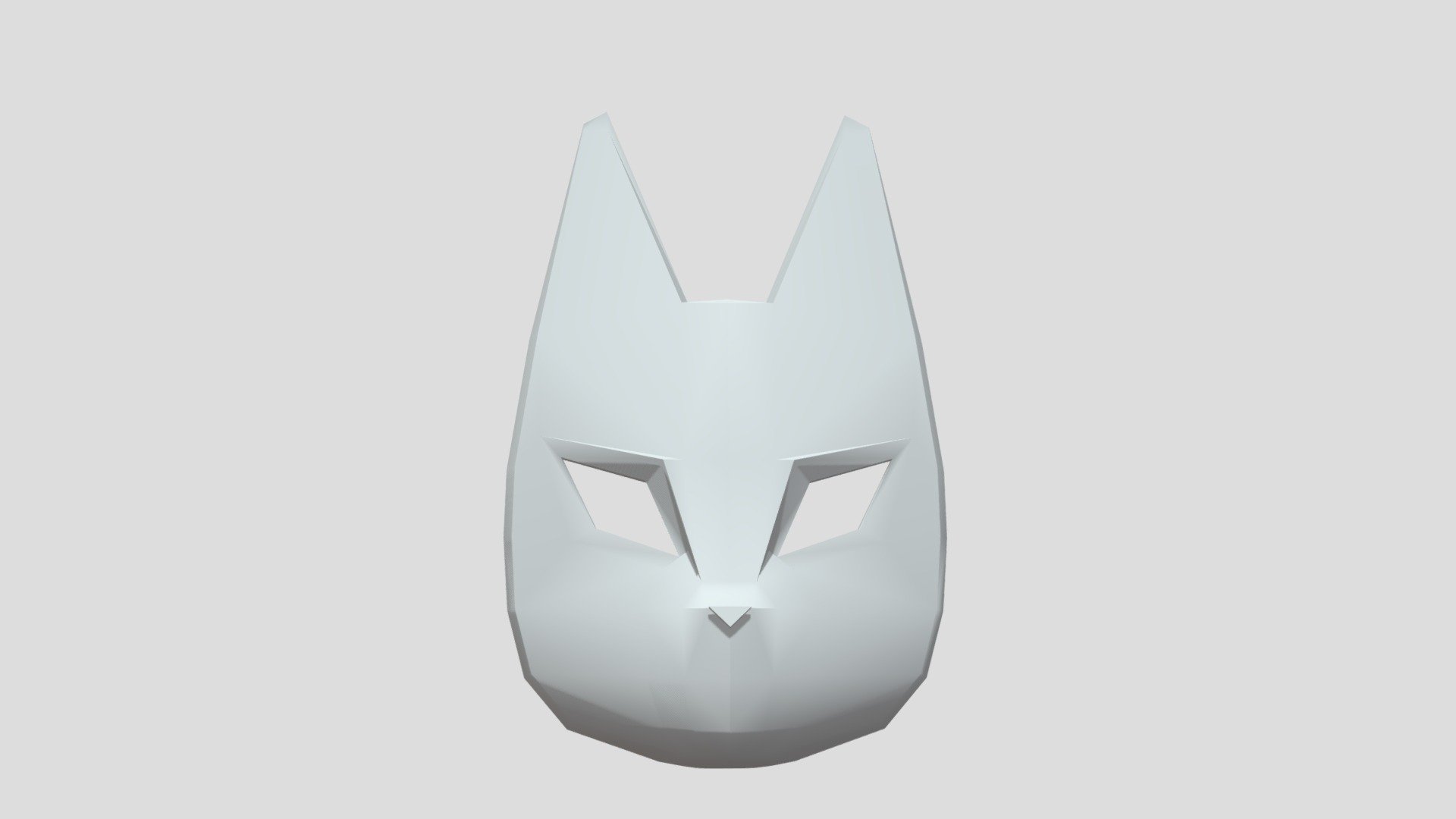 Cat Mask - 3D model by annabrewer [f6543cf] - Sketchfab