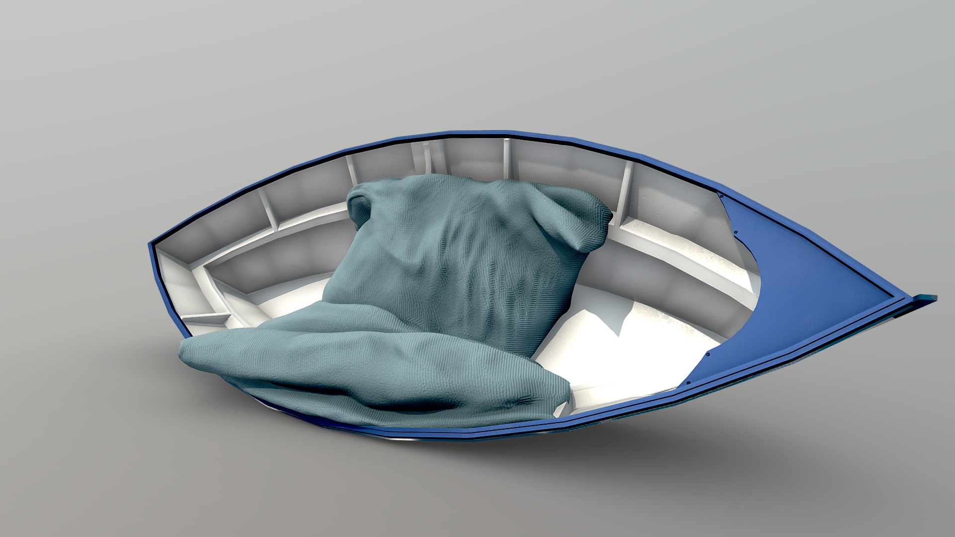 Boat Chair - 3D model by kiim (@hongan3dart) [f654429] - Sketchfab
