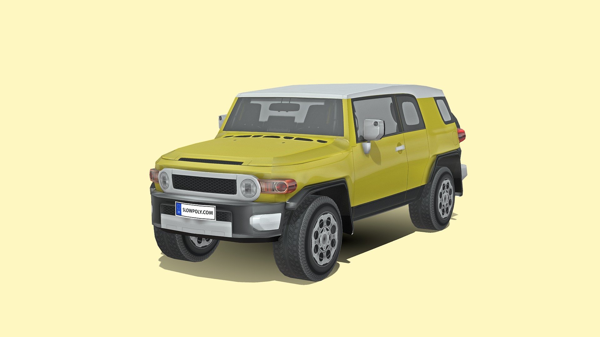 Toyota FJ Cruiser 2010 - Buy Royalty Free 3D model by slowpoly [f654815 ...