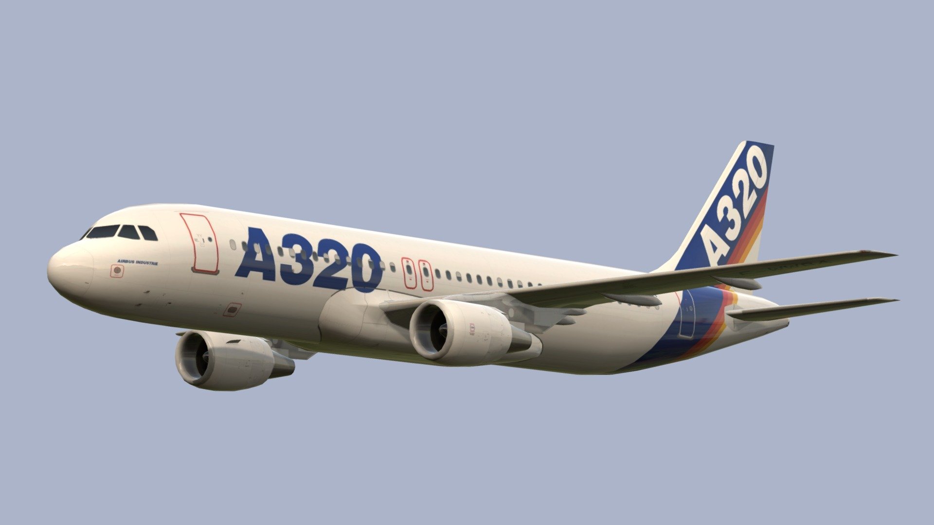 Airbus A320 - Download Free 3D model by OUTPISTON [f65582e] - Sketchfab