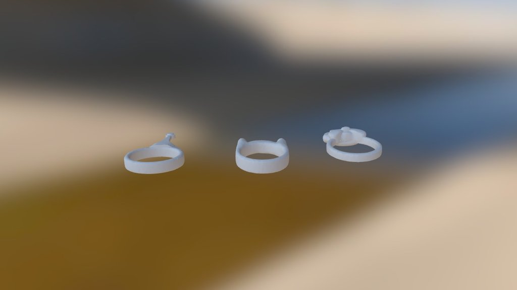 revised adventure time rings - 3D model by pixelacademy [f655ba2 ...