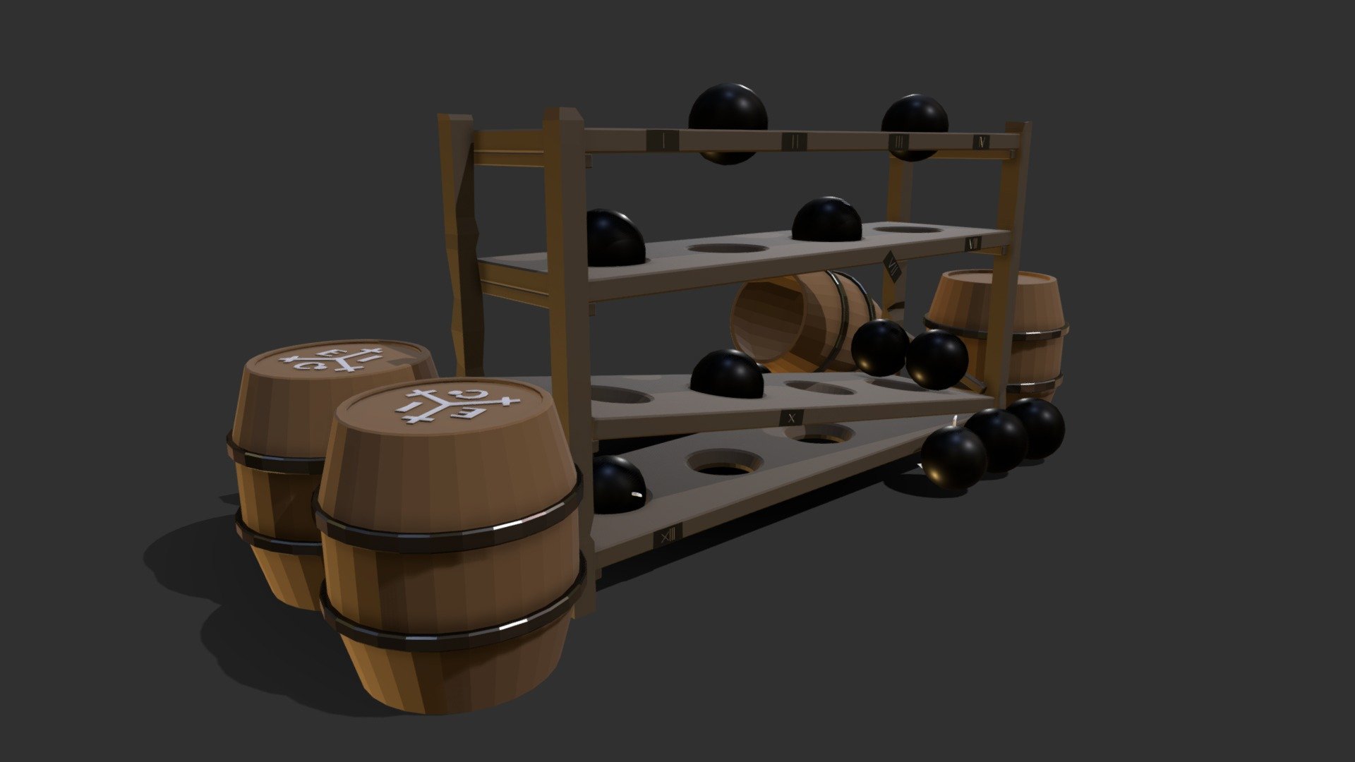 La poudrière - 3D model by LeSingeJack [f656399] - Sketchfab